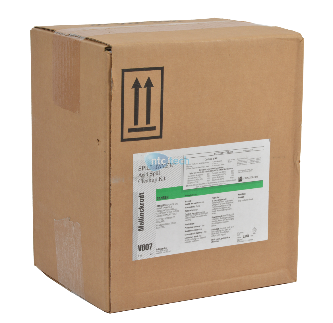 Mallinckrodt Spill Tamer Acid Spill Cleanup Kit V607 – NTC Tech