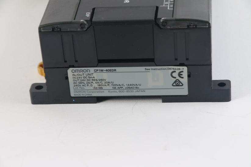 Omron SYSMAC CP1H Programmable Controller W/ 40EDR PLC Controller Expa – NTC Tech