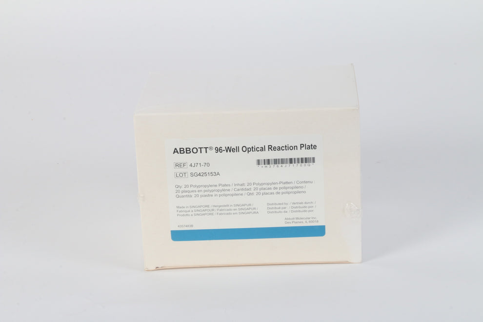 Abbott Molecular 96-Well Optical Reaction Plate Qty: 20 Polypropylene ...