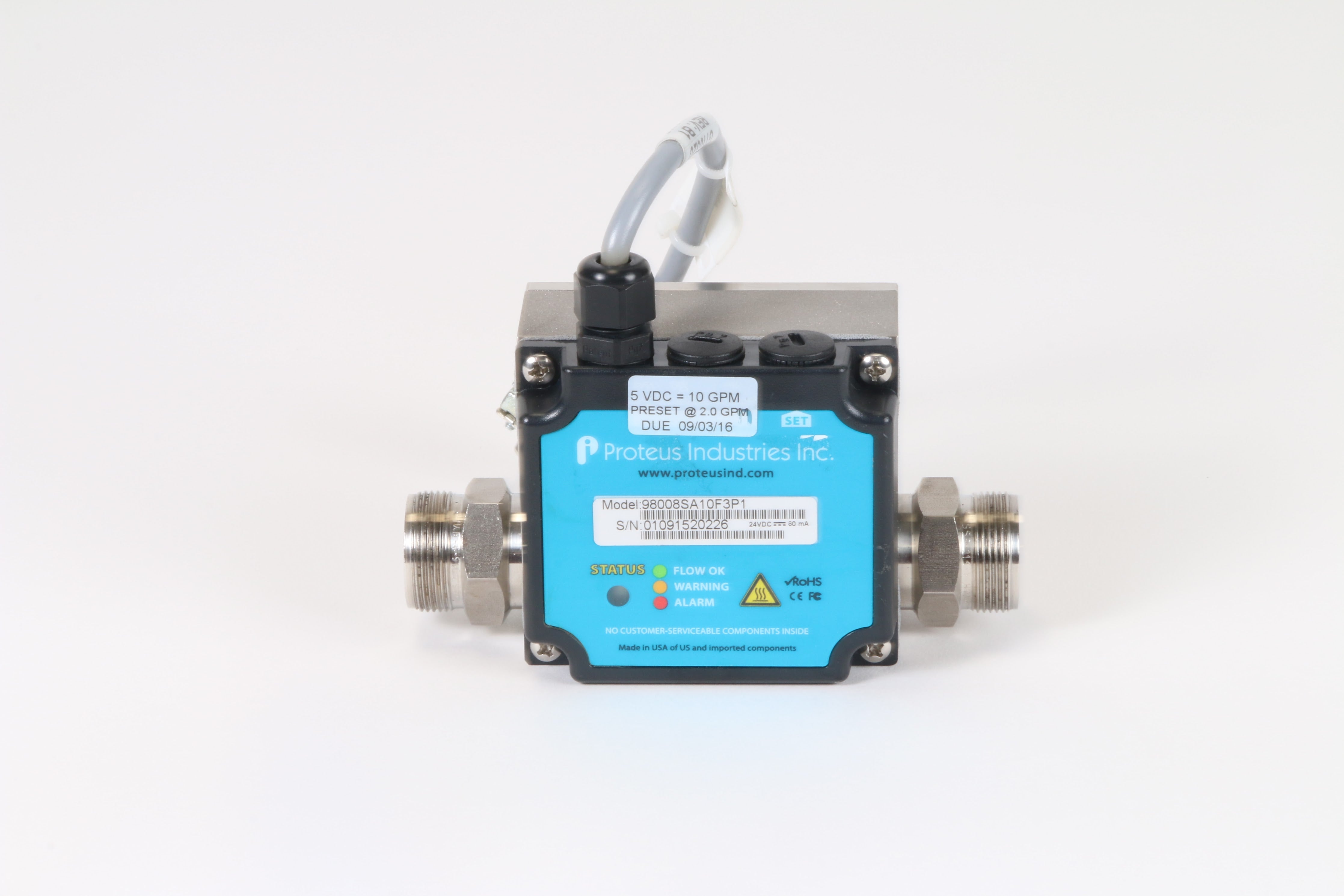 Proteus Industries 98008SA10F3P1 Flow Switch Controller – NTC Tech