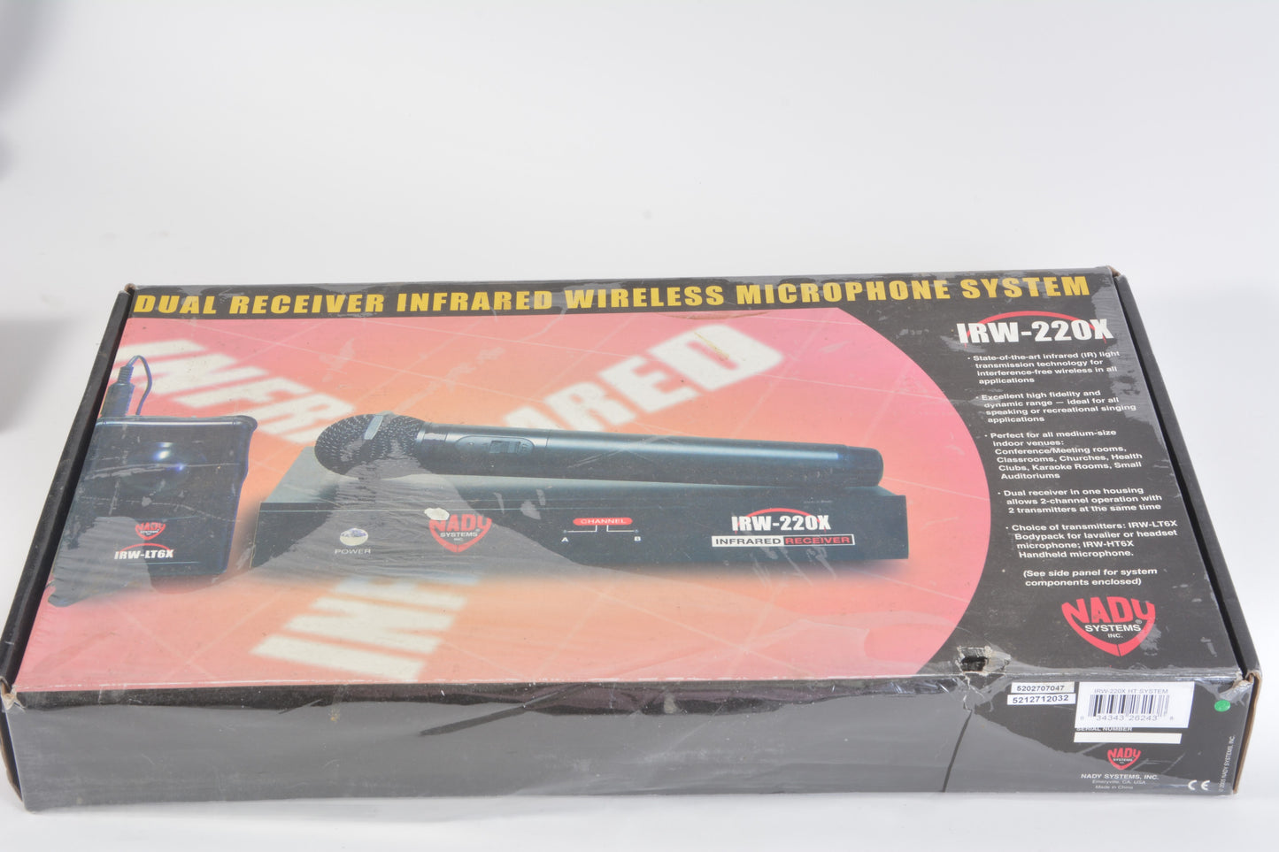 Nady IRW-220X IR Infrared Wireless Microphone System – NTC Tech