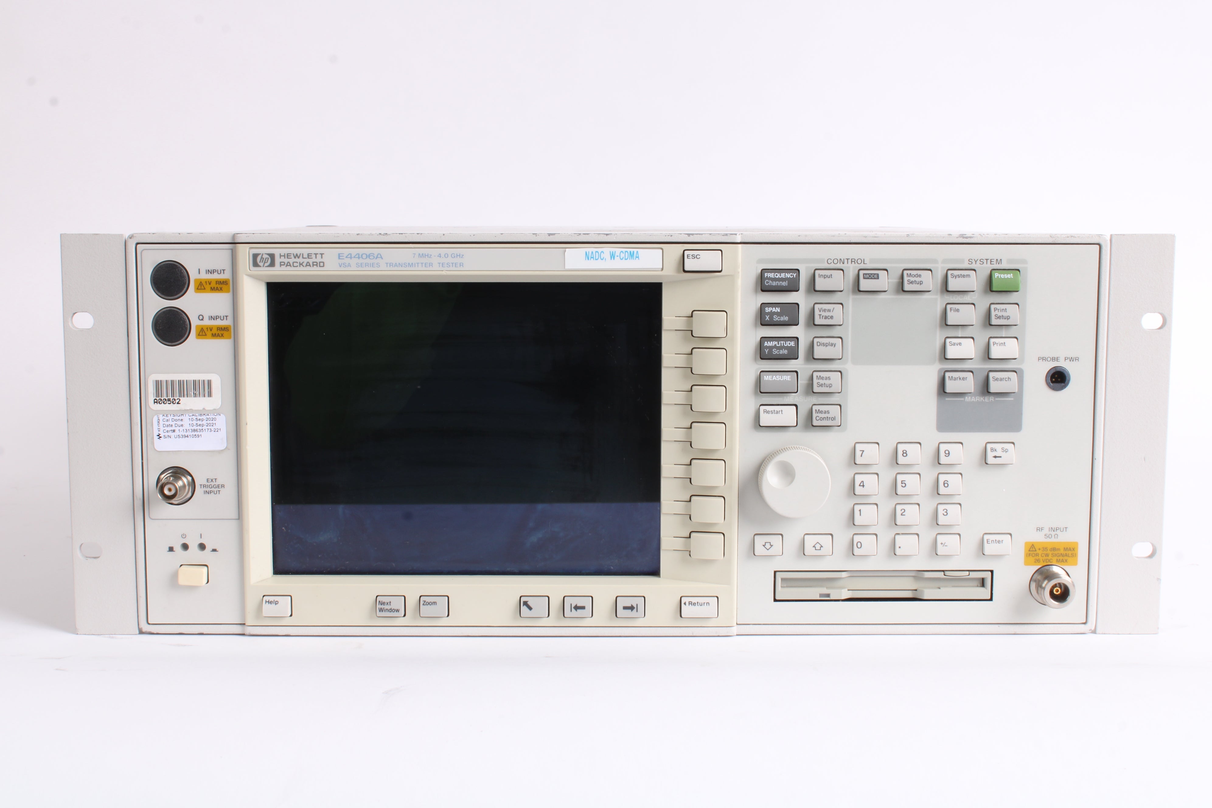 Agilent E4406A 7 MHz to 4 GHz VSA Transmitter Tester ATO-17007 W/ Opti ...