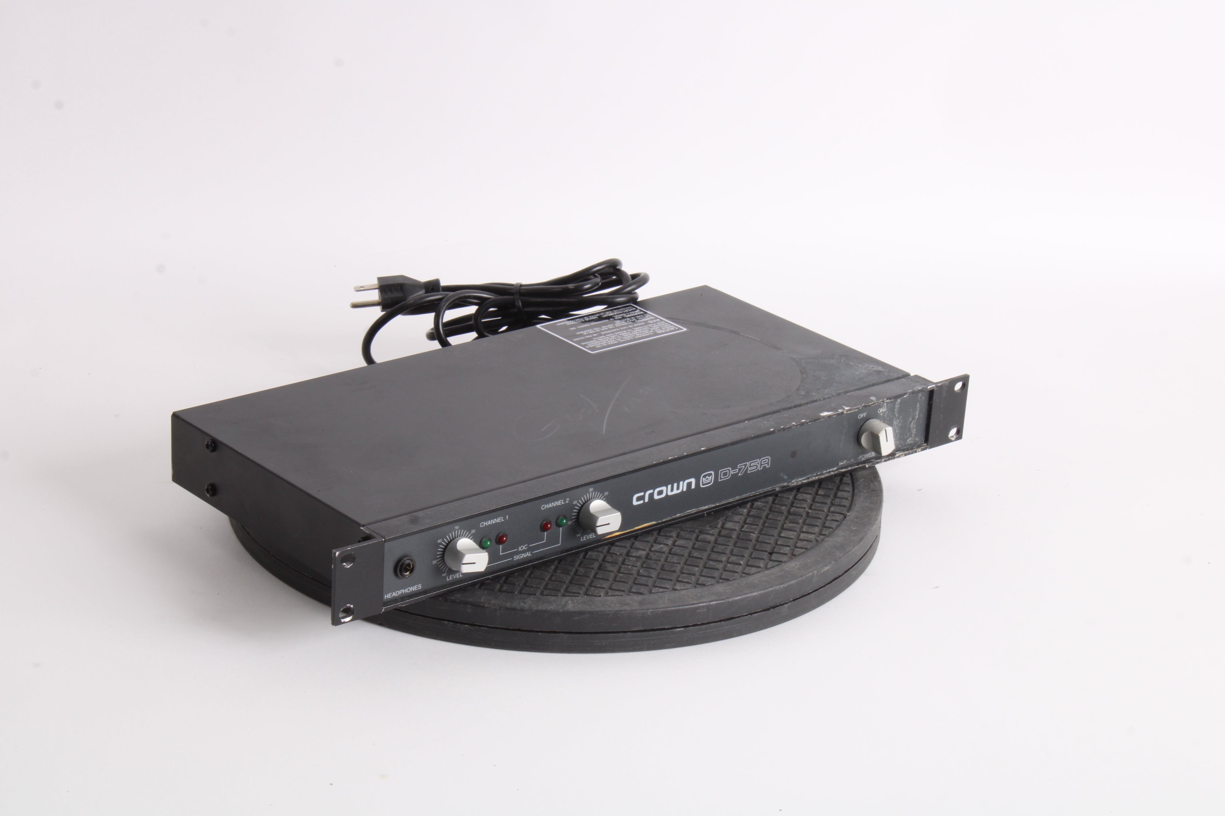 Crown D75A Stereo Power Amplifier - Fair Condition – NTC Tech