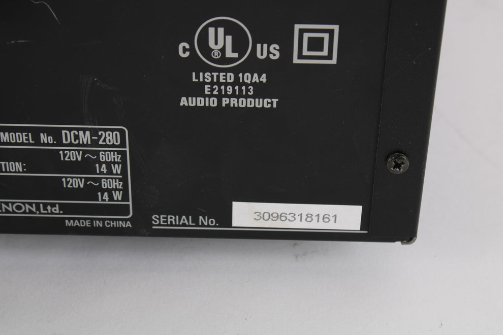 Denon DCM-280 5-Disc Carousel CD Auto Changer – NTC Tech