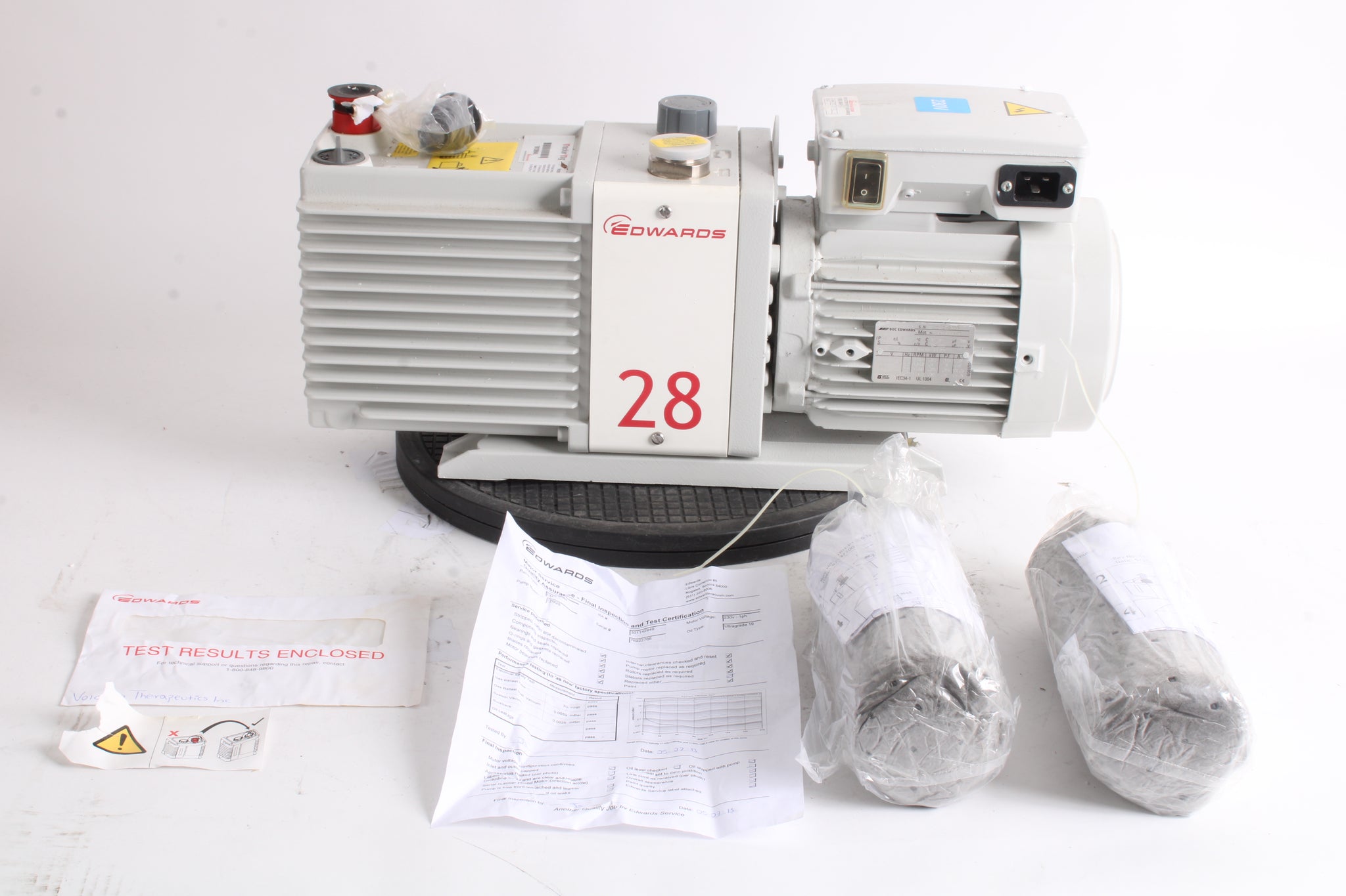 Edwards E2M28 115V/200-230V 50/60HZ Vacuum Pump A37317984 – NTC Tech