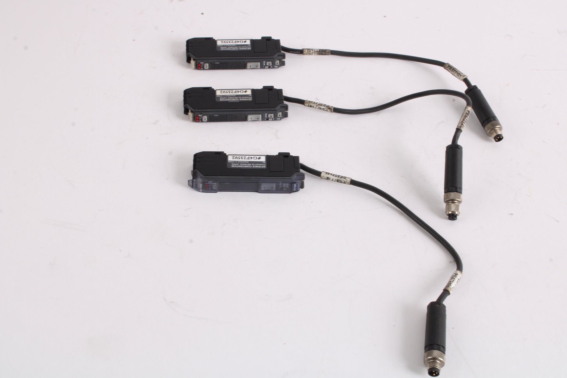 Keyence FS-V33P Fiber Amplifier Cable Set of 3 – NTC Tech