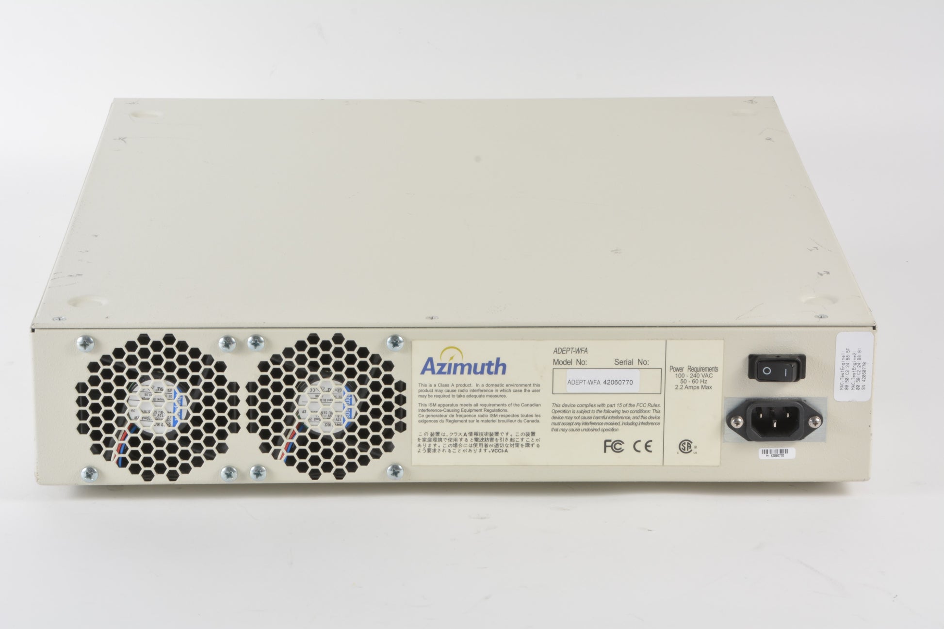 Azimuth Adept WFA Wi-Fi Alliance Test Tool – NTC Tech