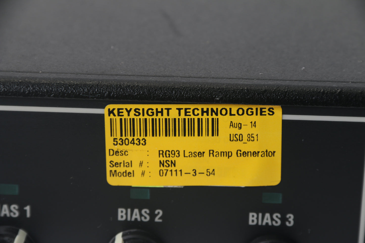 Burleigh RG-93 Ramp Generator Scanning Control 3-Channel - AS IS – NTC Tech