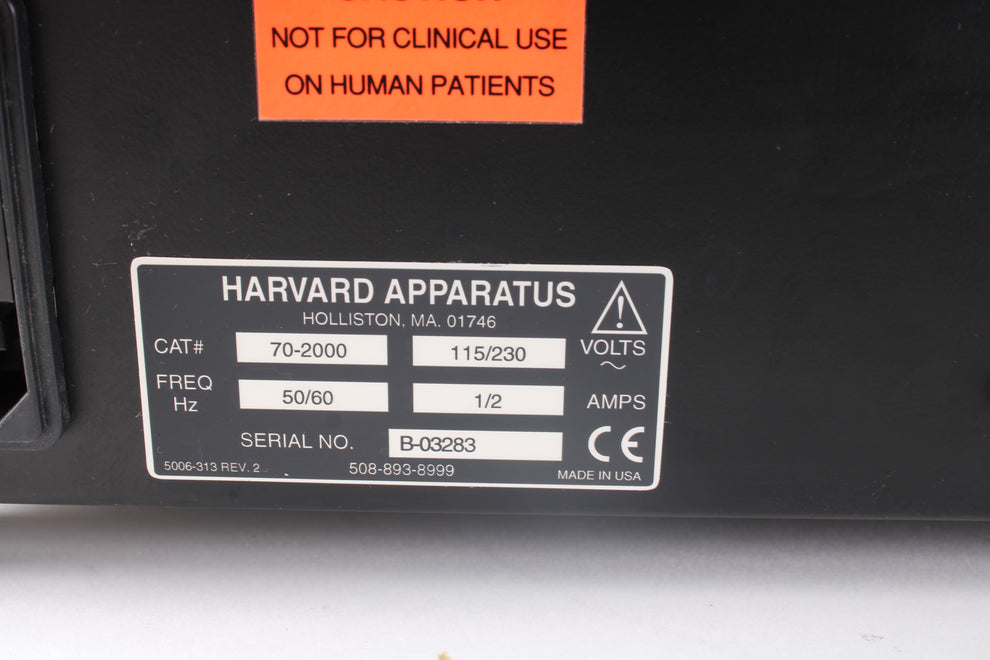 Harvard Apparatus PHD 2000 Digital Programmable Infusion Pump – NTC Tech
