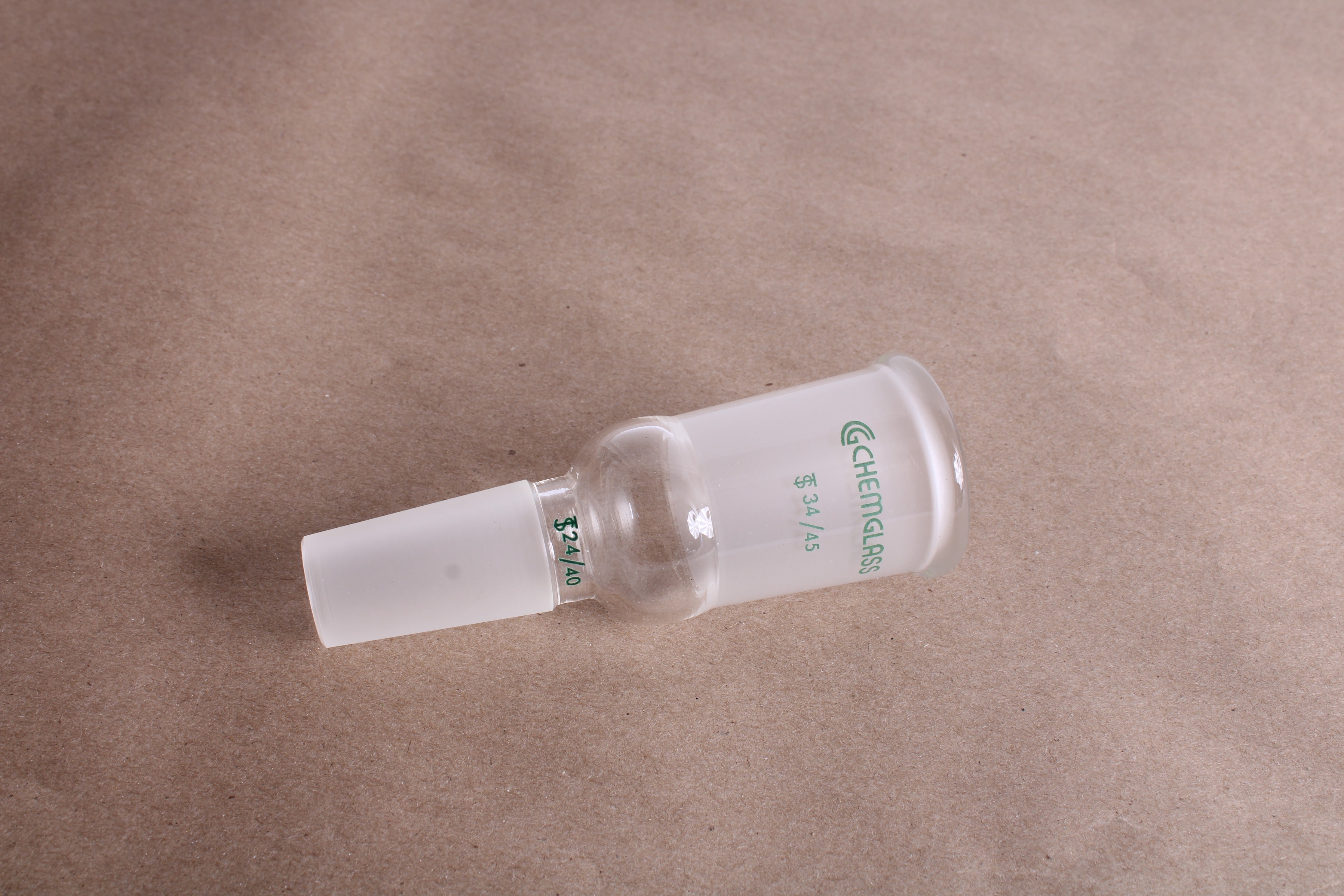Chemglass Adapter Connecting 24/40 Top Outer 14/20 Inner Enlarging CG ...