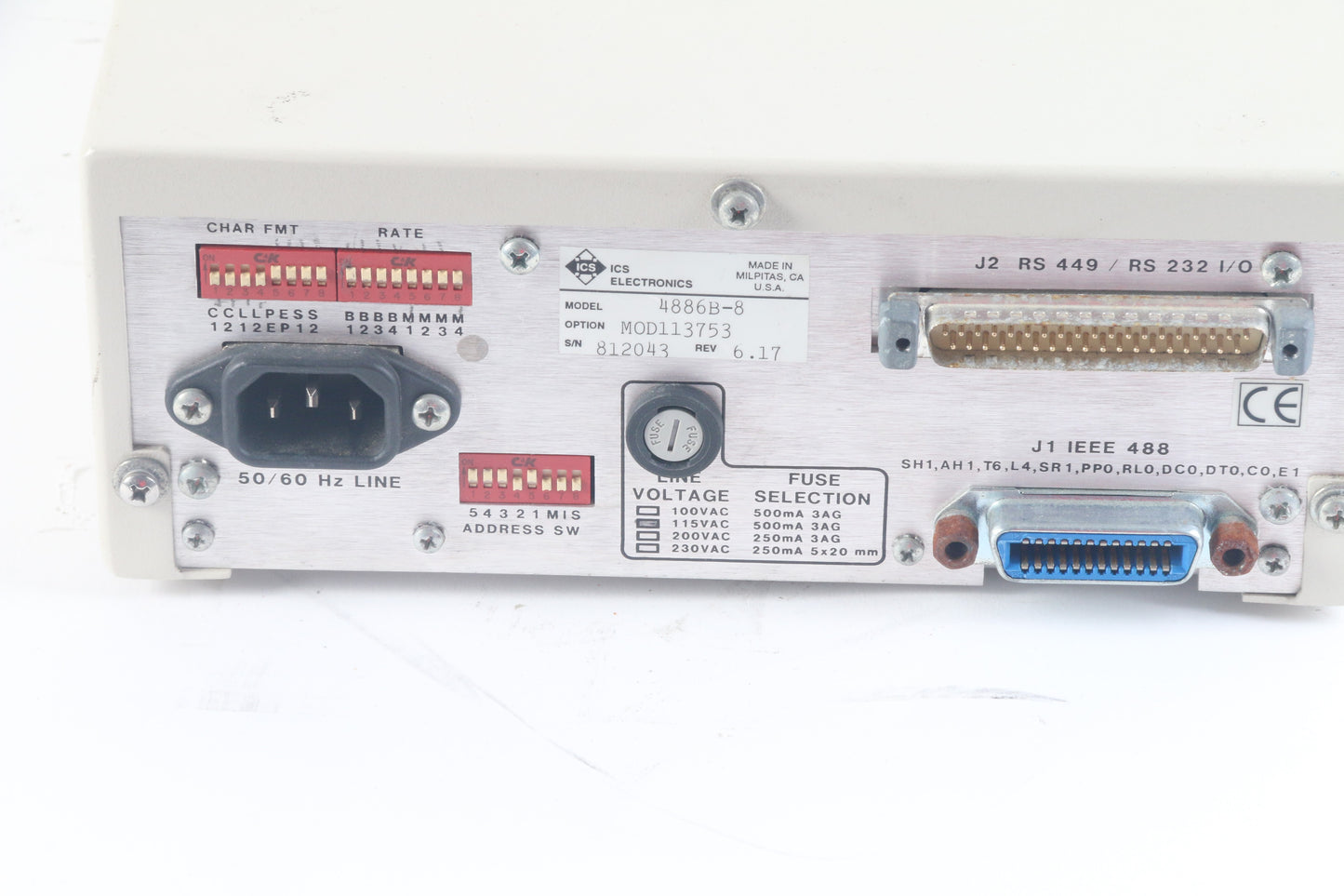 ICS 4886B-8 IEEE 488 Bus Extender W/ Opt. MOD113753 – NTC Tech