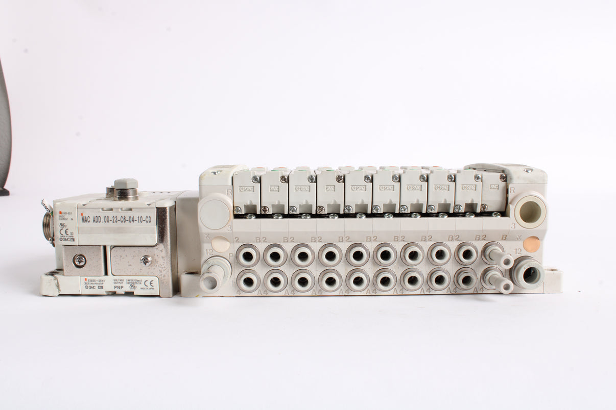 SMC EX600-SEN1 EtherNet/IP w/ 1x: VVQ2000-10A-1 1x: VQC2401N-51 Plus m ...