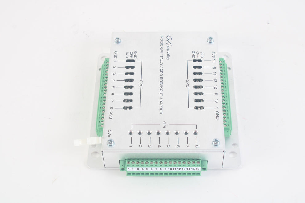 Grass Valley Tally/RC 4184 Indigo GPI / Tally / GPO Breakout Adapter ...