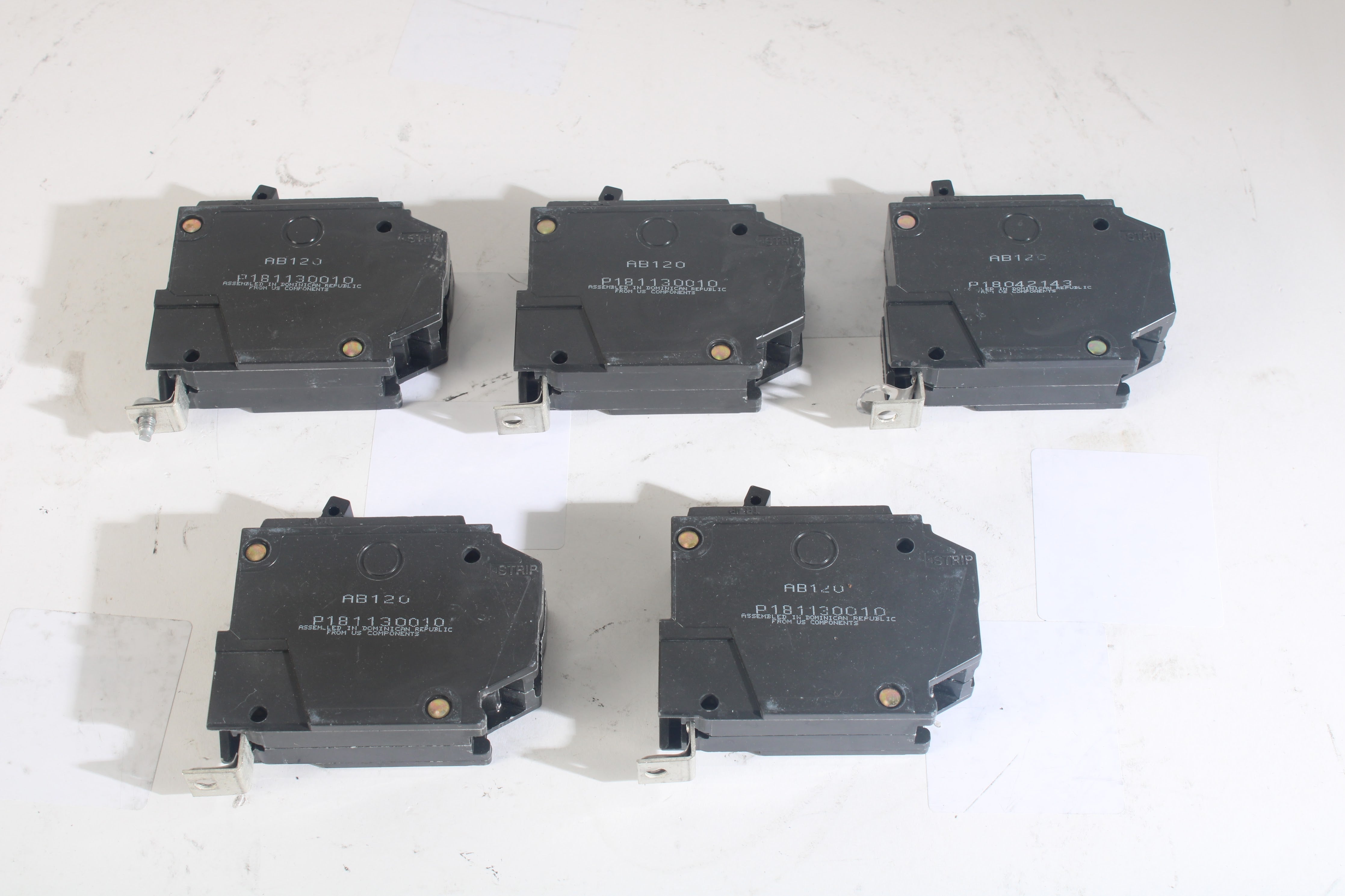 Siemens TYPE THOB 20A 1 Pole Unit Circuit Breaker - Lot of 5 – NTC Tech