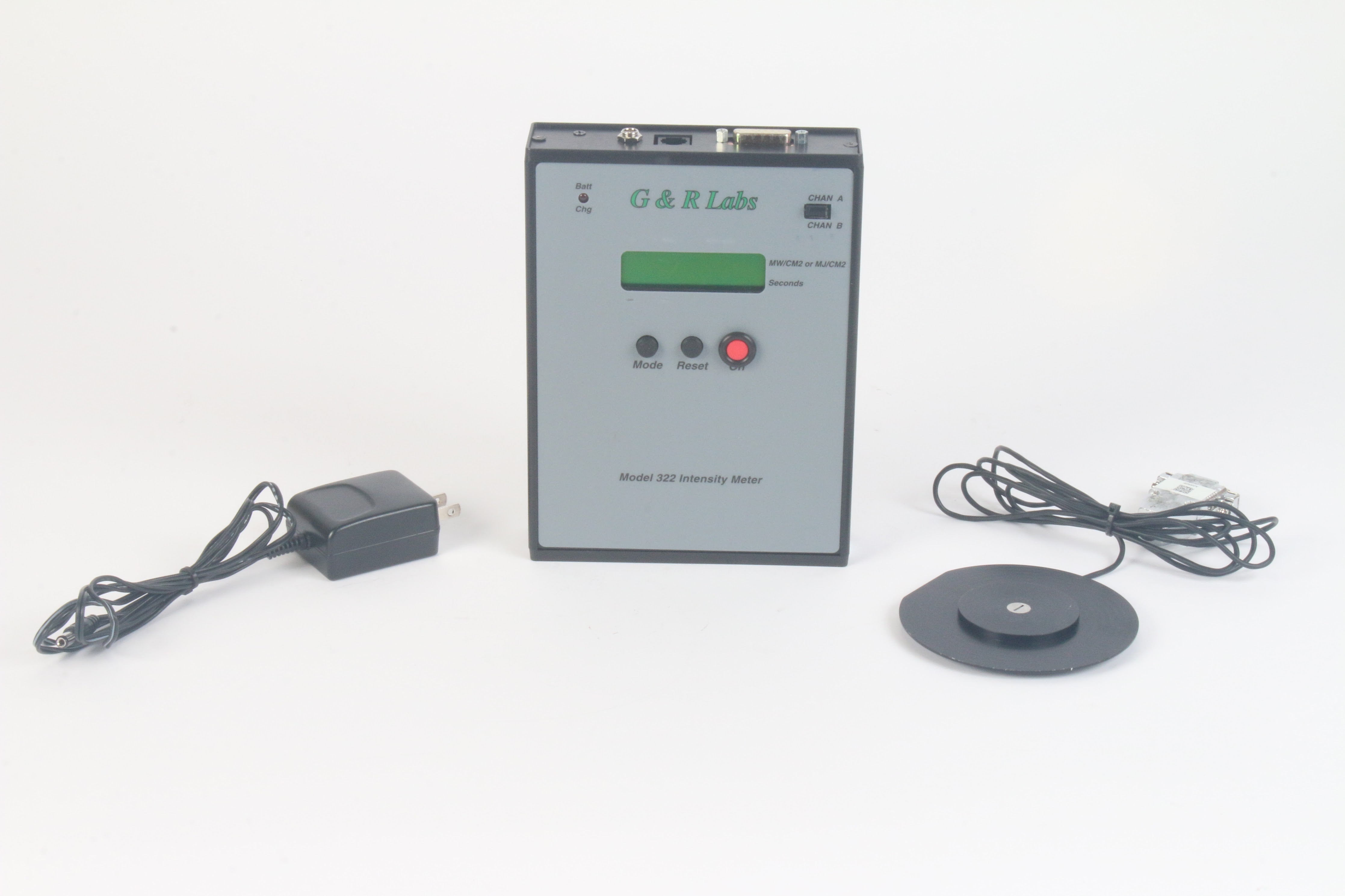 G&R Labs Model 322 Intensity Meter W/ Pelican Case and Power Supply ...