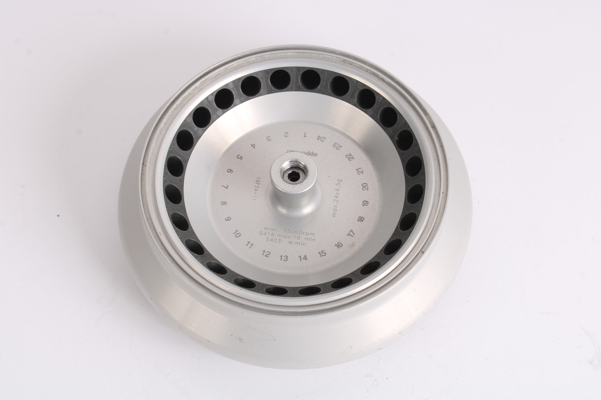 Eppendorf 16F24-11 Centrifuge Rotor 24x4.5g 15000 RPM for 5416 5403 54 ...
