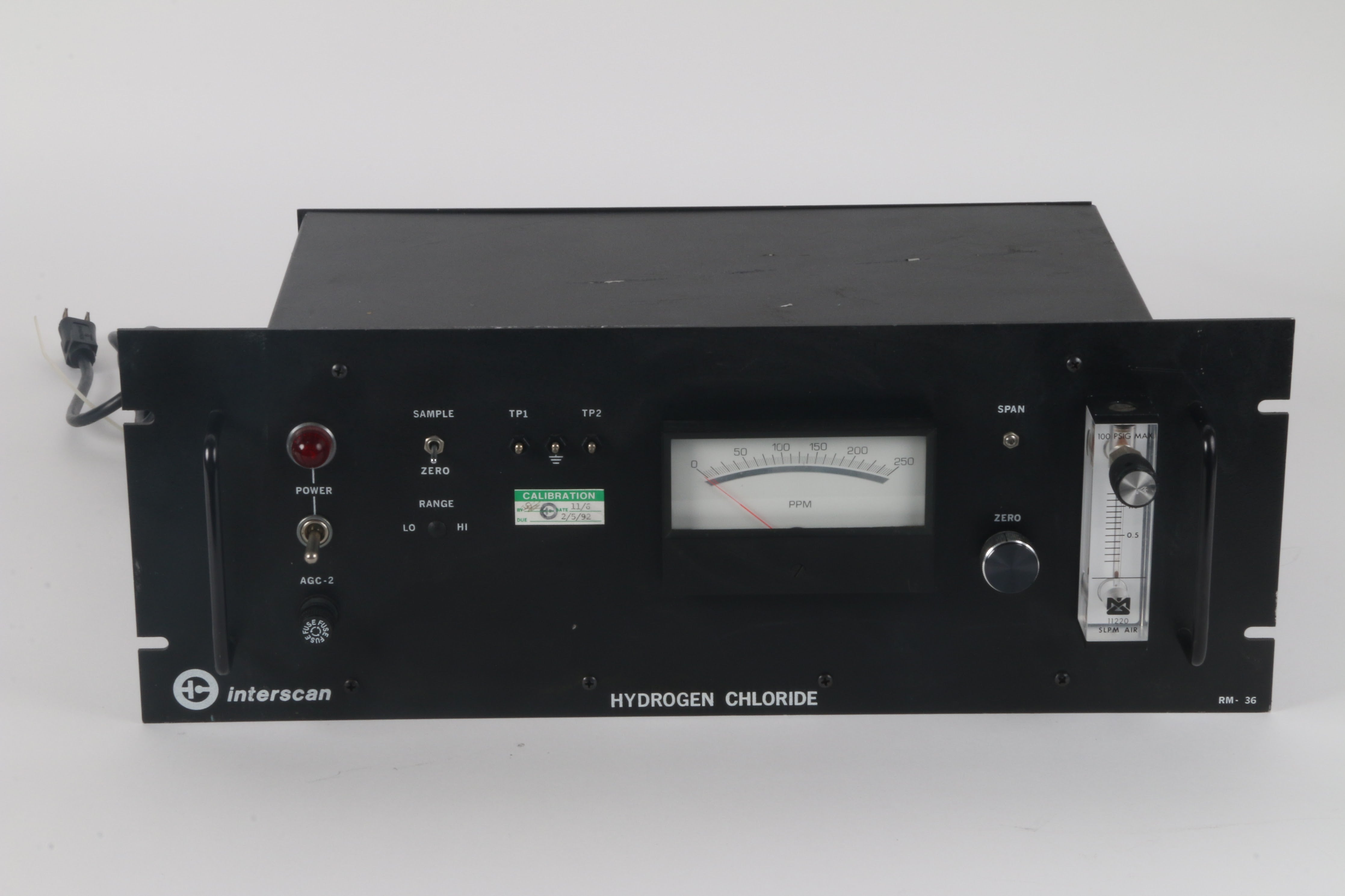 Interscan RM-36 Rack-Mount Analyzer Hydrogen Chloride – NTC Tech