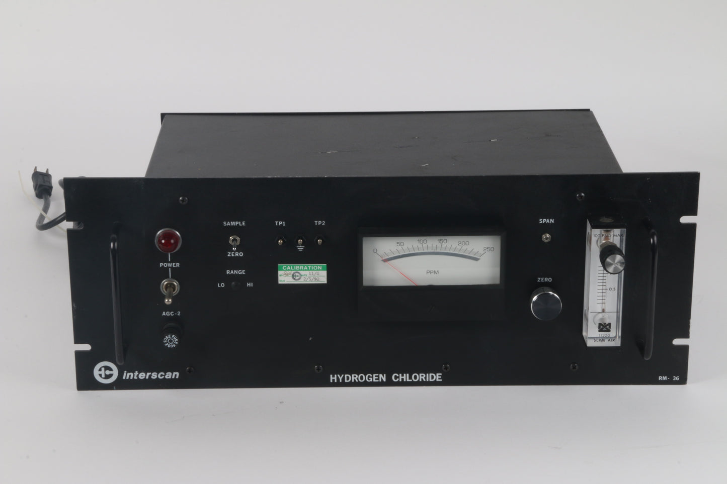 Interscan RM-36 Rack-Mount Analyzer Hydrogen Chloride – NTC Tech