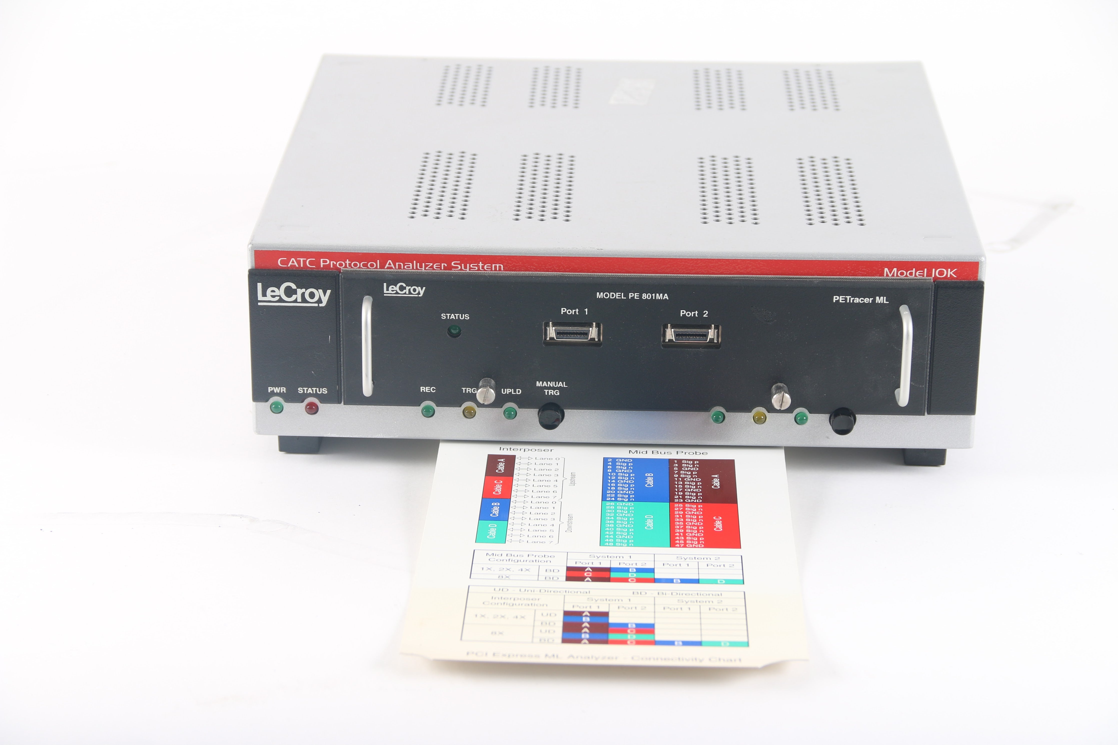 LeCroy PE001AAE-X UPAS 10K CATC Protocol Analyzer System W/ PE 801MA P ...