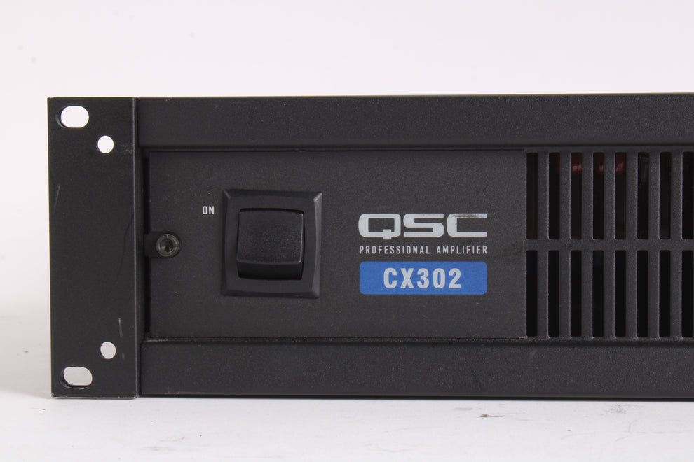 QSC CX302 Two-Channel 200W Rackmount Power Amplifier – NTC Tech
