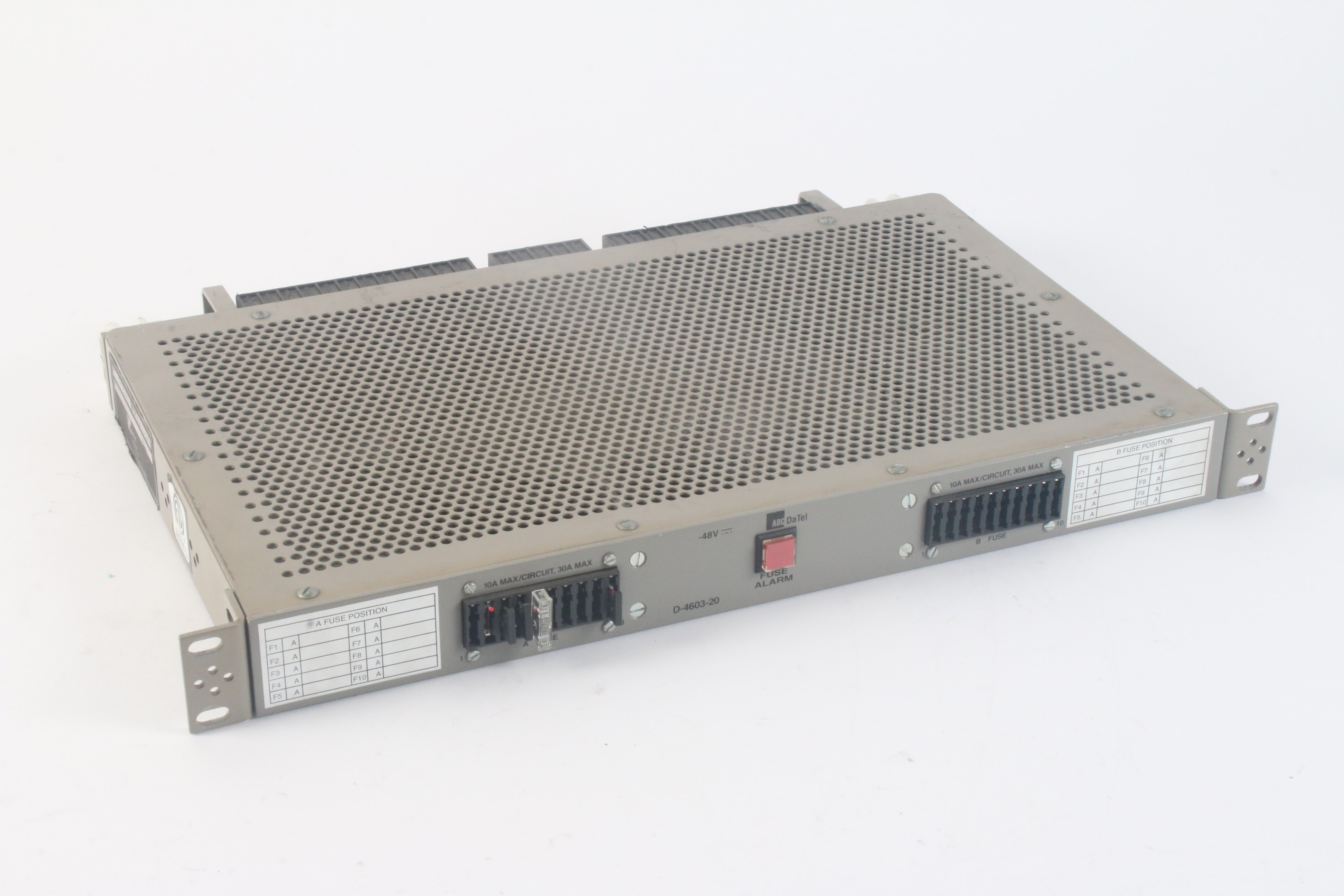 ADCDaTel D-4603-20 Dual Feed Modular Fuse Alarm Panel ADC DaTel – NTC Tech