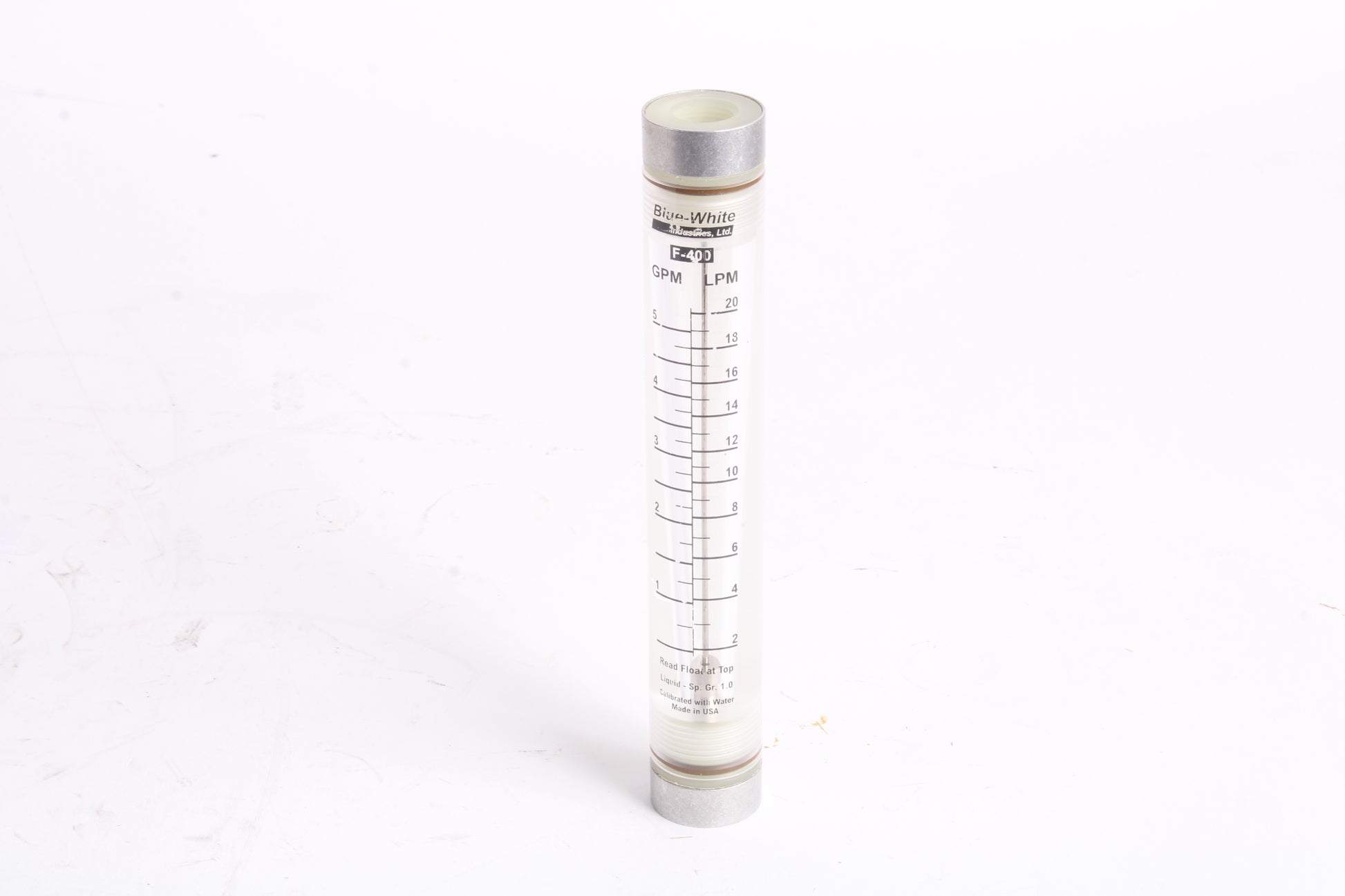 Blue-White F-400 Flowmeter Liquid - Sp. Gr. 1.0 – NTC Tech
