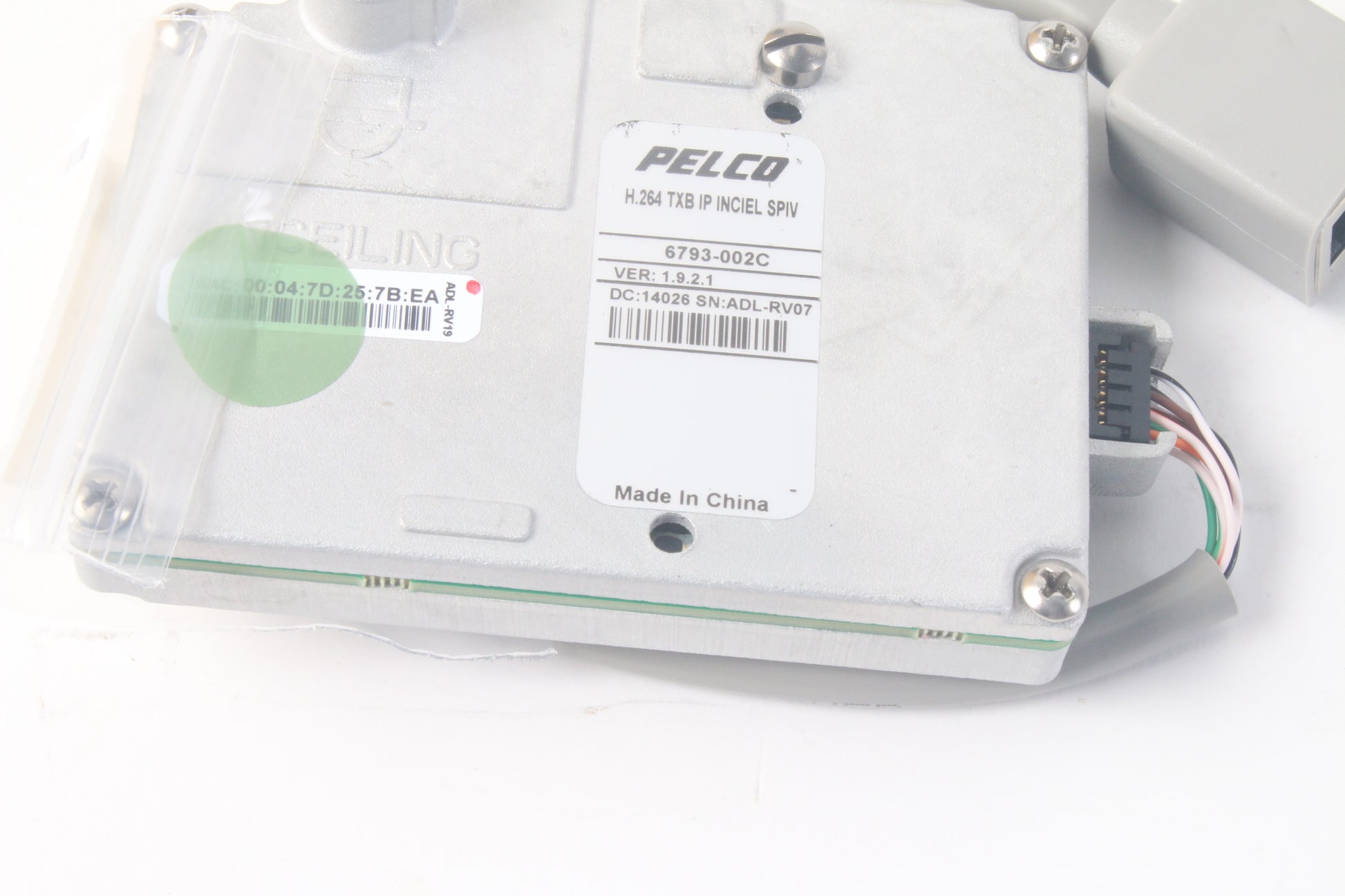Pelco 6793-002C H.264 TXB IP Inciel SPIV Version 1.9.2.1 – NTC Tech