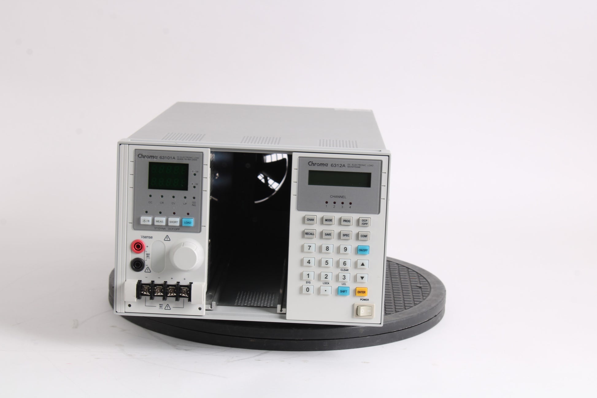 Chroma 6312A DC Electronic Load Mainframe With 63101A DC Electronic Lo – NTC Tech