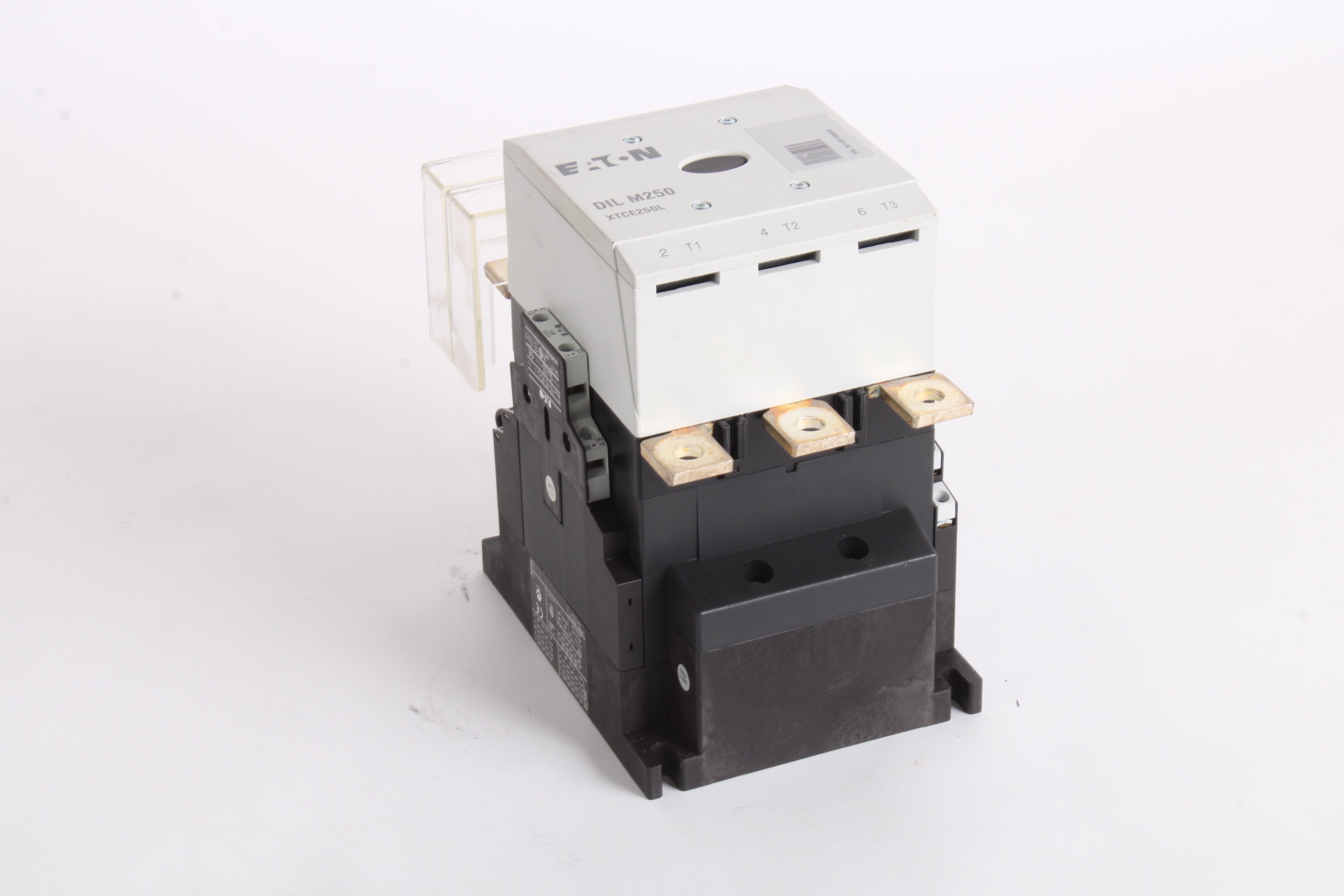 Eaton DIL M250 XTCE250L Contactor W/ Eaton DIL M400-XHB XTCEX1S400 Cov ...