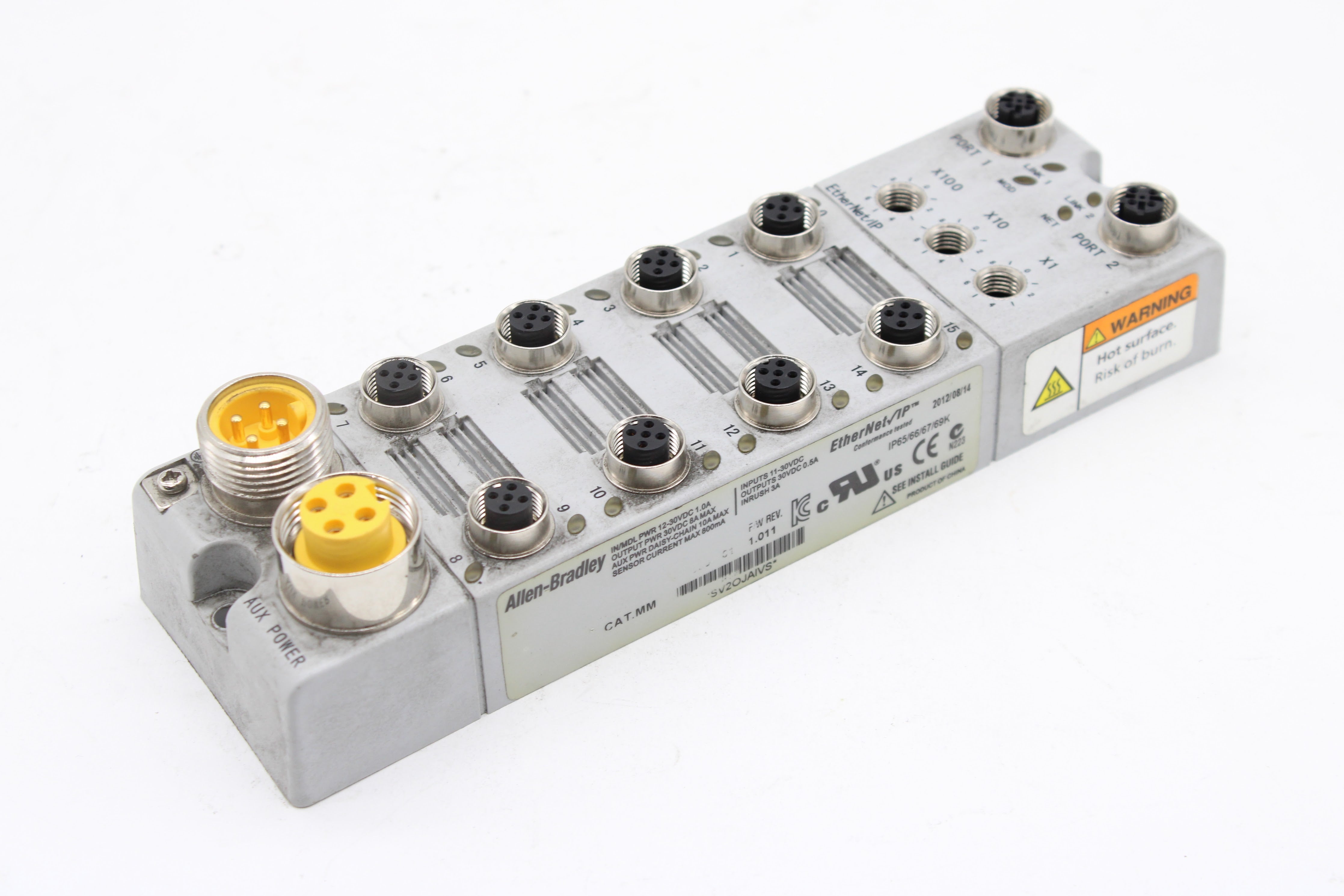 Allen Bradley I/O Module 16 Point EtherNet IP - Fair Condition - Label ...