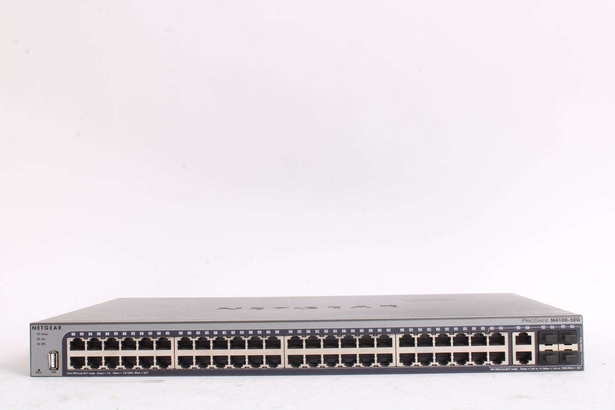 NetGear ProSafe M4100-50G 50-Port Gigabit Edge Managed Switch GSM7248v ...