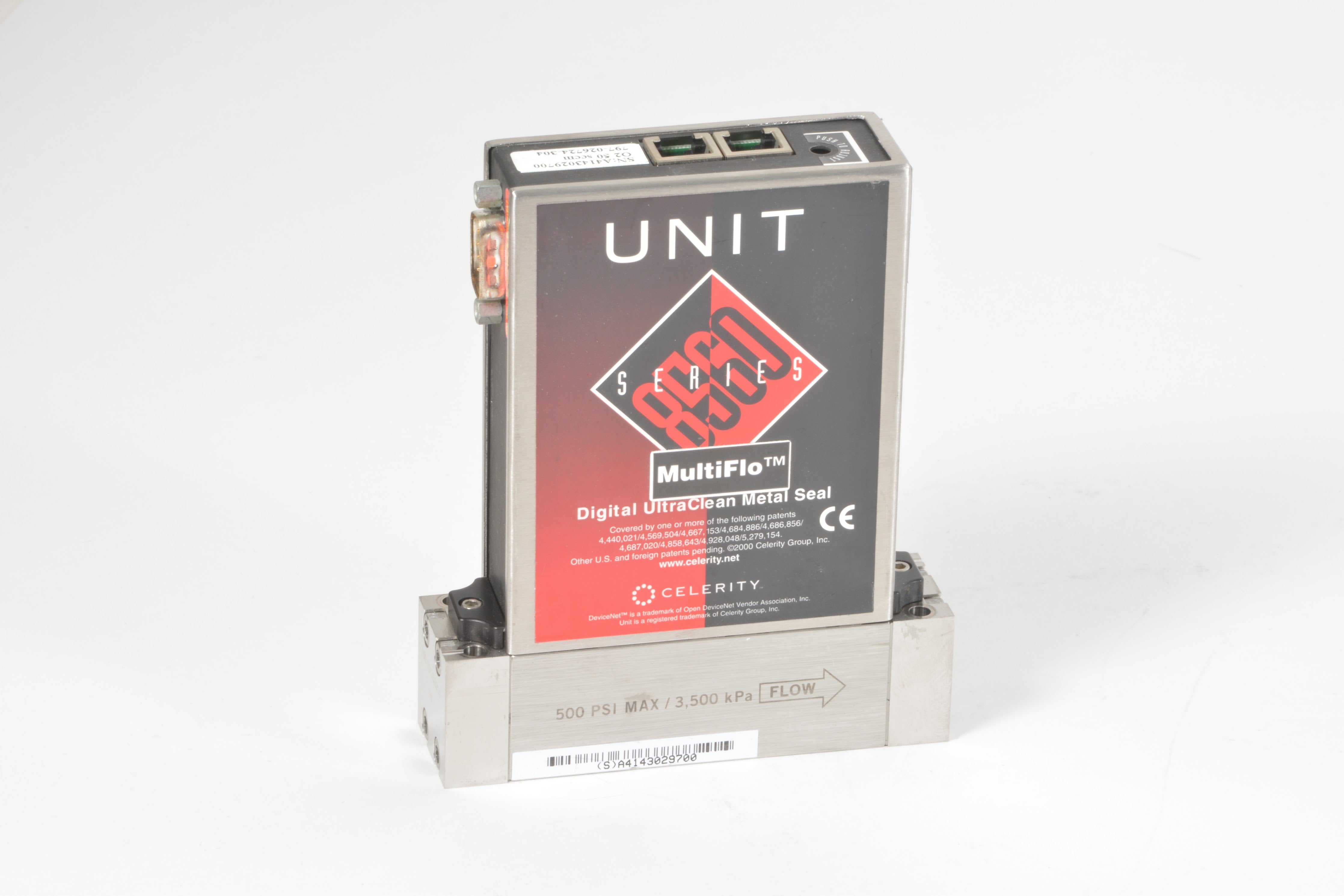 Celerity Unit UFC-8561 MultiFlo O2 50sccm Digital Mass Flow Controller ...