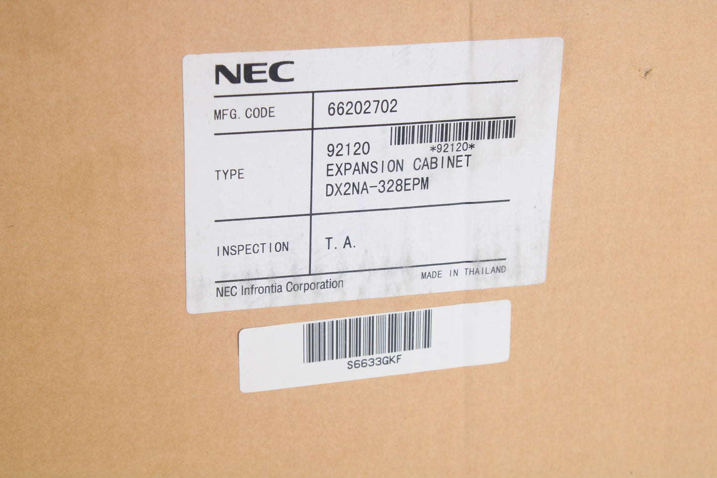 NEC Expansion Cabinet DX2NA-328EPM - NEW – NTC Tech