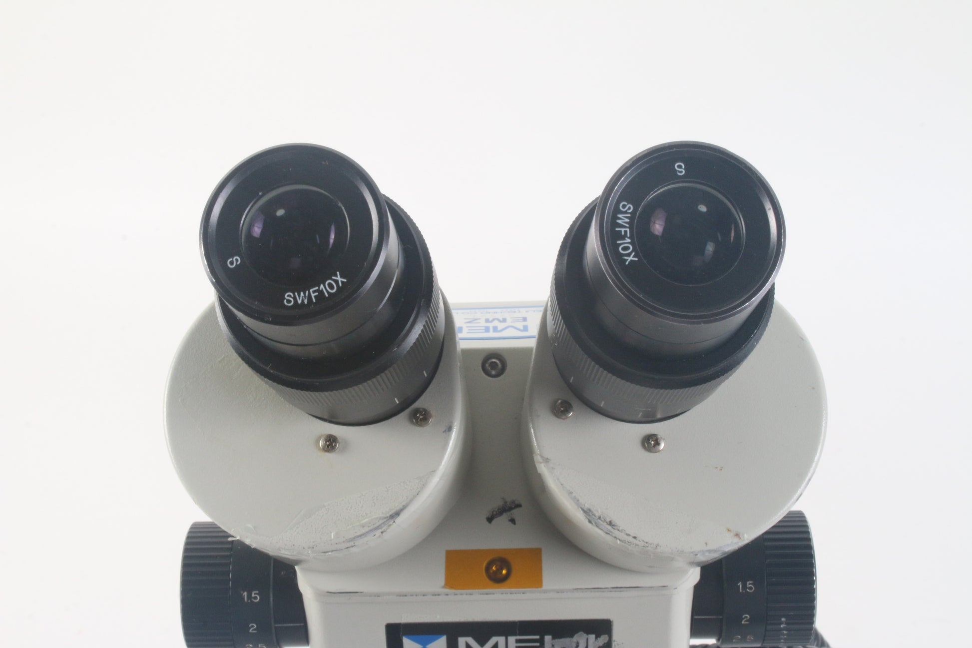 Meiji EMZ Dual Microscope W/ Stand , V-Lux 1000 Light Source Illuminat ...