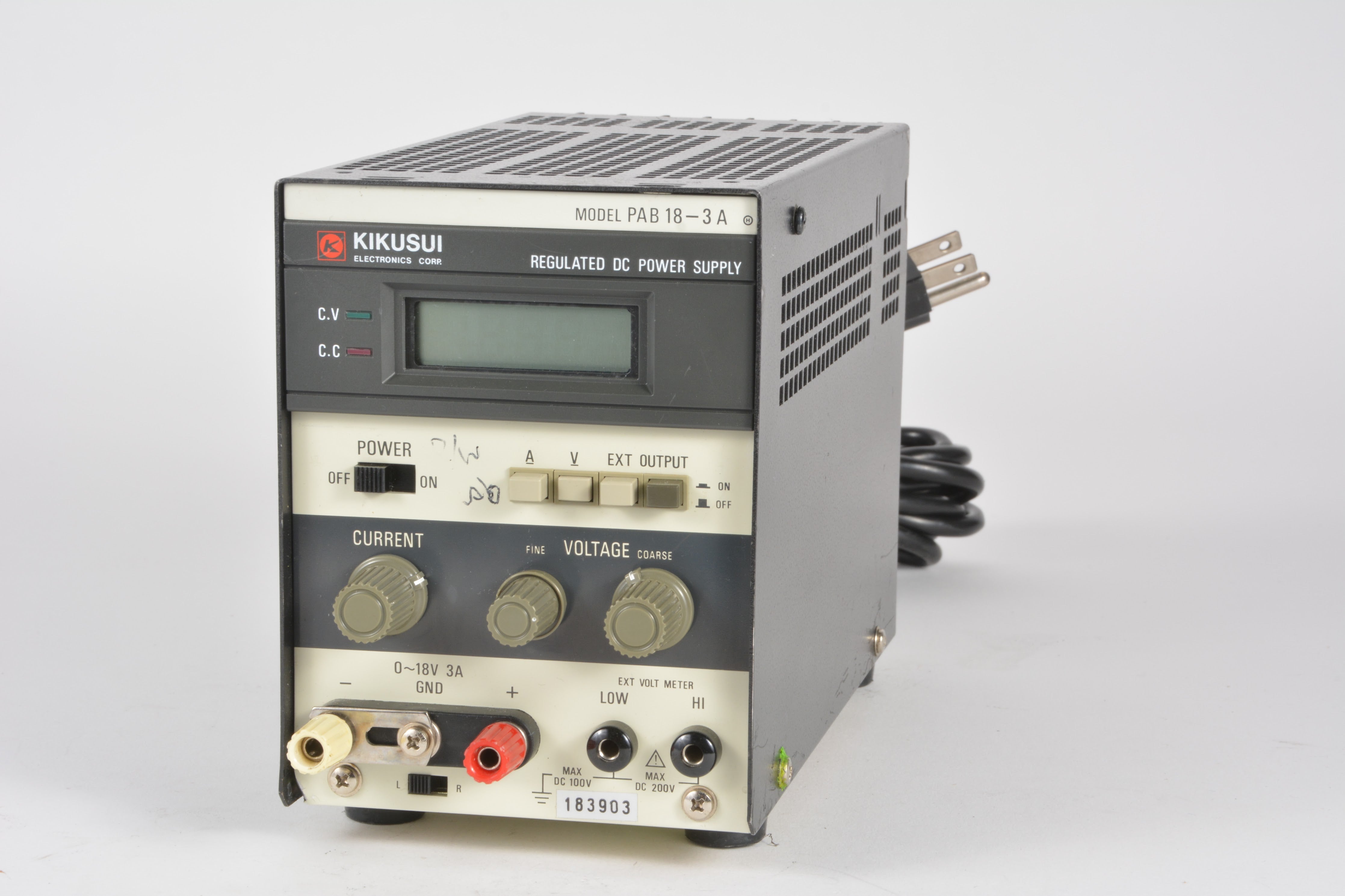 Kikusui PAB18-3A Regulated DC Power Supply - Grade D – NTC Tech