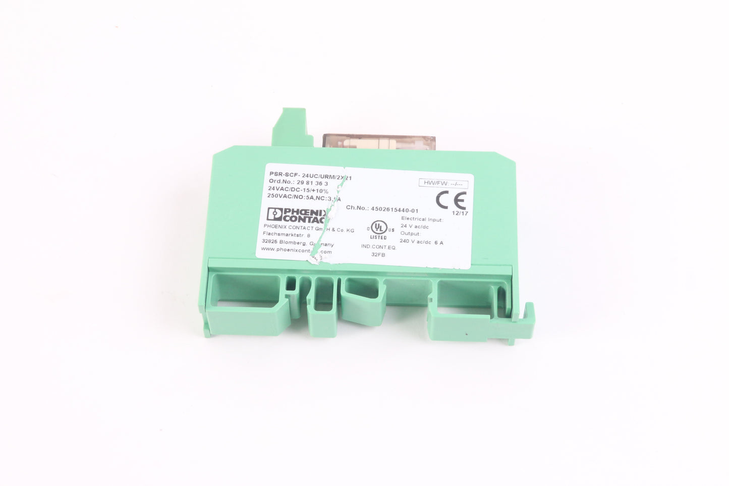 Phoenix Contact PSR-SCF- 24UC/URM/2X21 - 2981363 Extension Module Rela ...