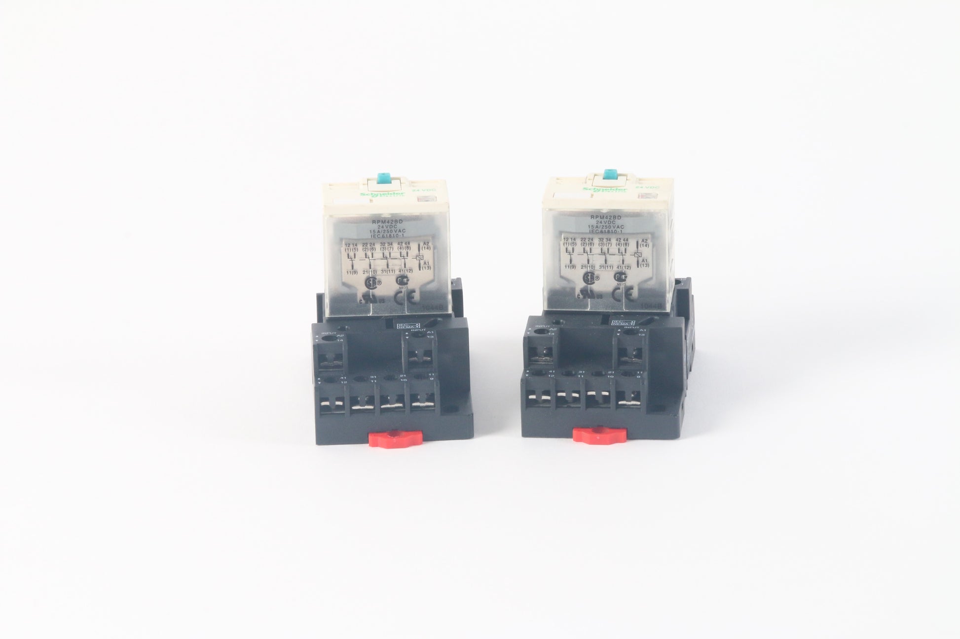 Schneider Electric RPM42BD Relay W/ RPZF4 Base Lot of 2 – NTC Tech