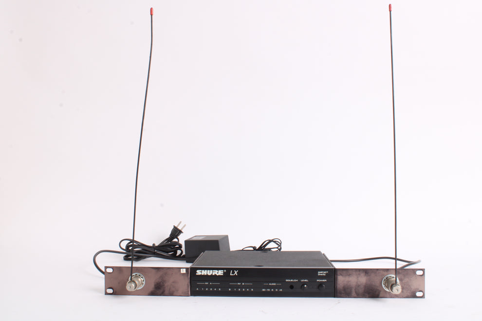 Shure LX4-CD 180.400MHz Wireless Microphone Receiver Bundle – NTC Tech