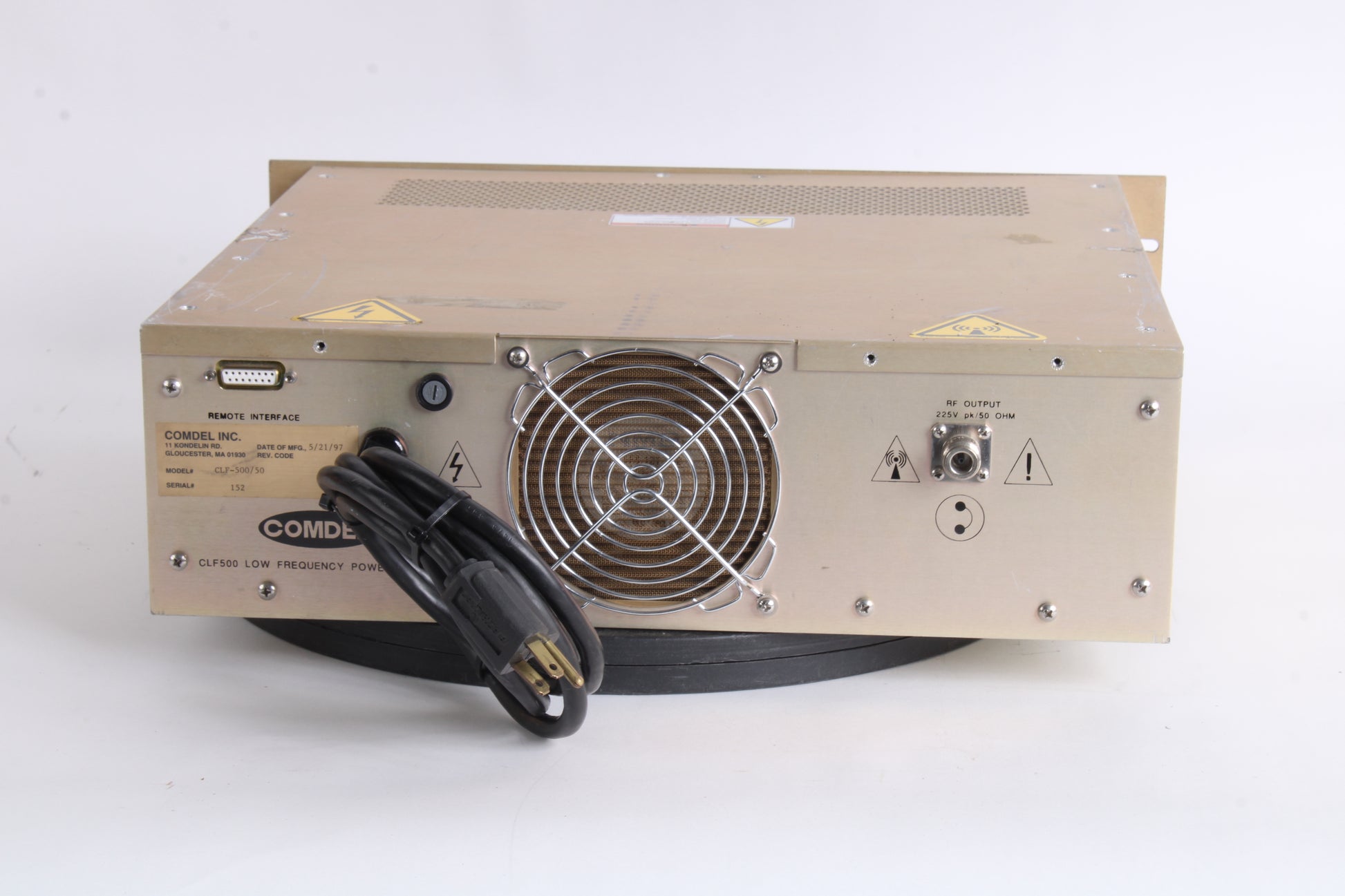 Comdel CLF-500/50 Low Frequency Power Source - AS IS For Parts – NTC Tech