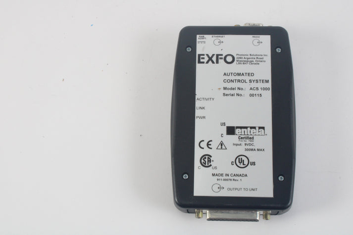Exfo ACS 1000 Automated Control System – NTC Tech