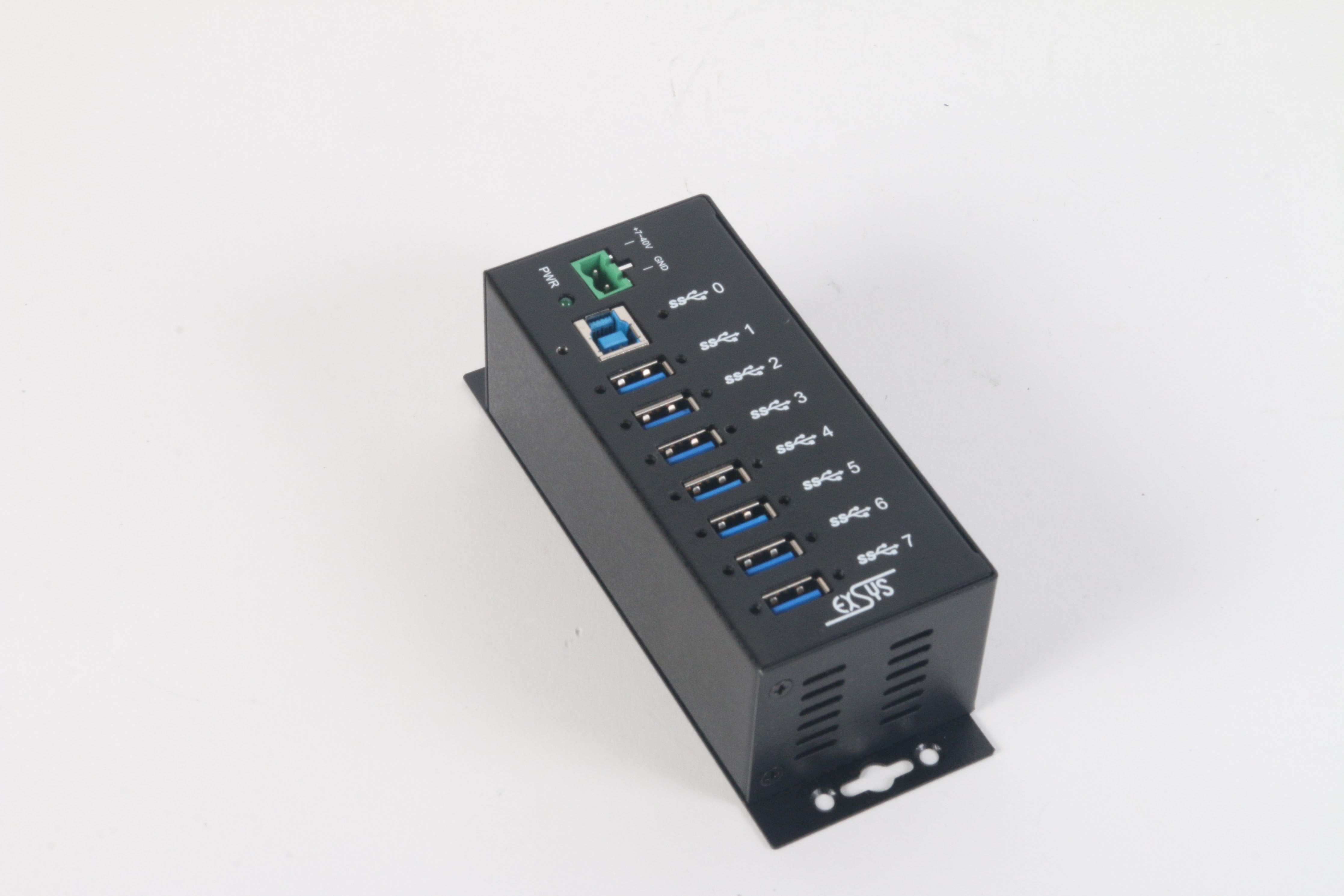 Exsys USB 2.0 HUB 7-Port Metal Hub – NTC Tech
