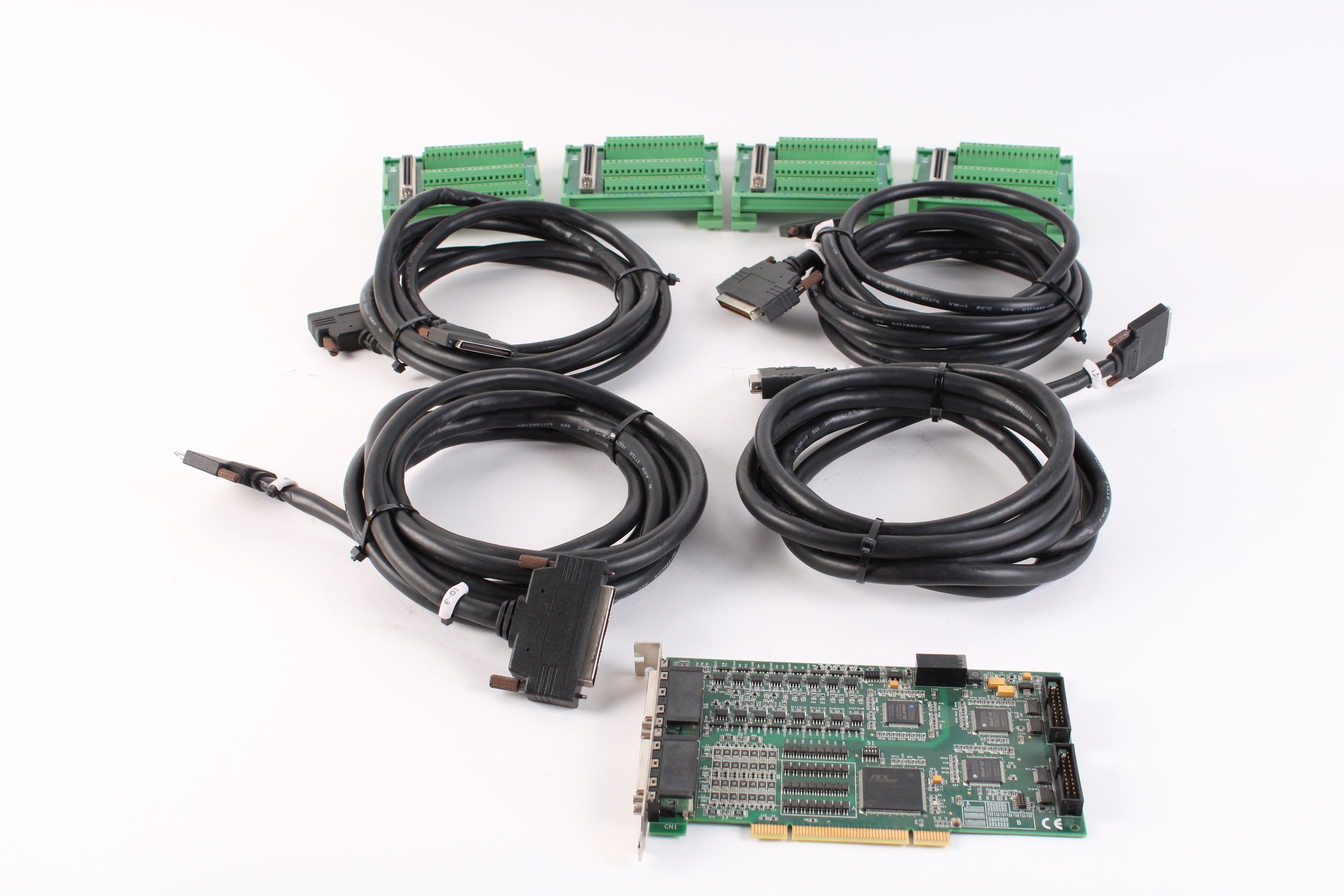 Adlink PCI-7442 Acquisition Card 64-Channel W/ 4x Cables and 4x DIN-68 – NTC Tech