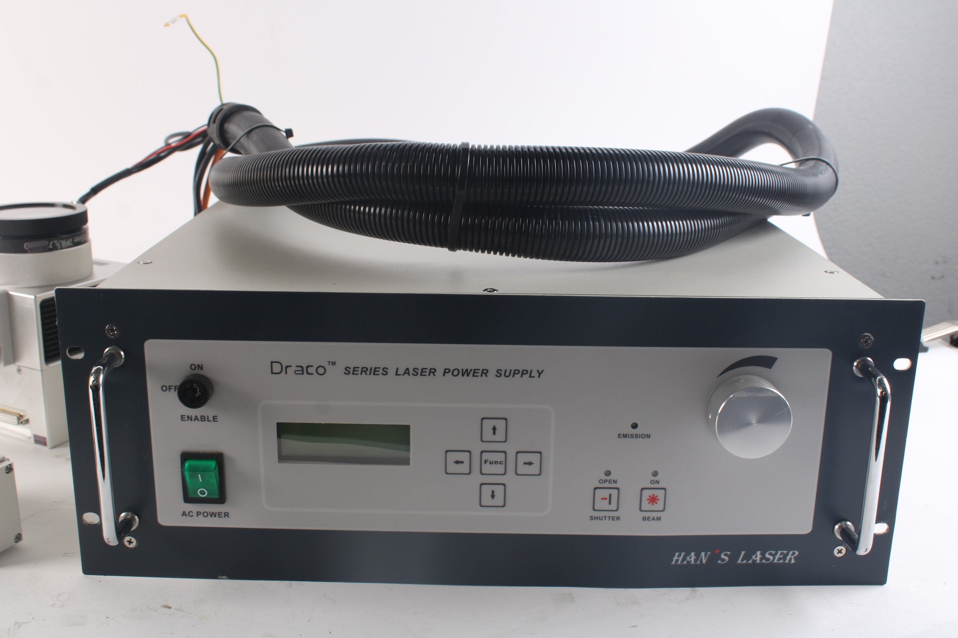 Hans Draco D1S60-Q Laser Power Supply W/ Hans EPUV-02-000A-A Lens, Cor ...