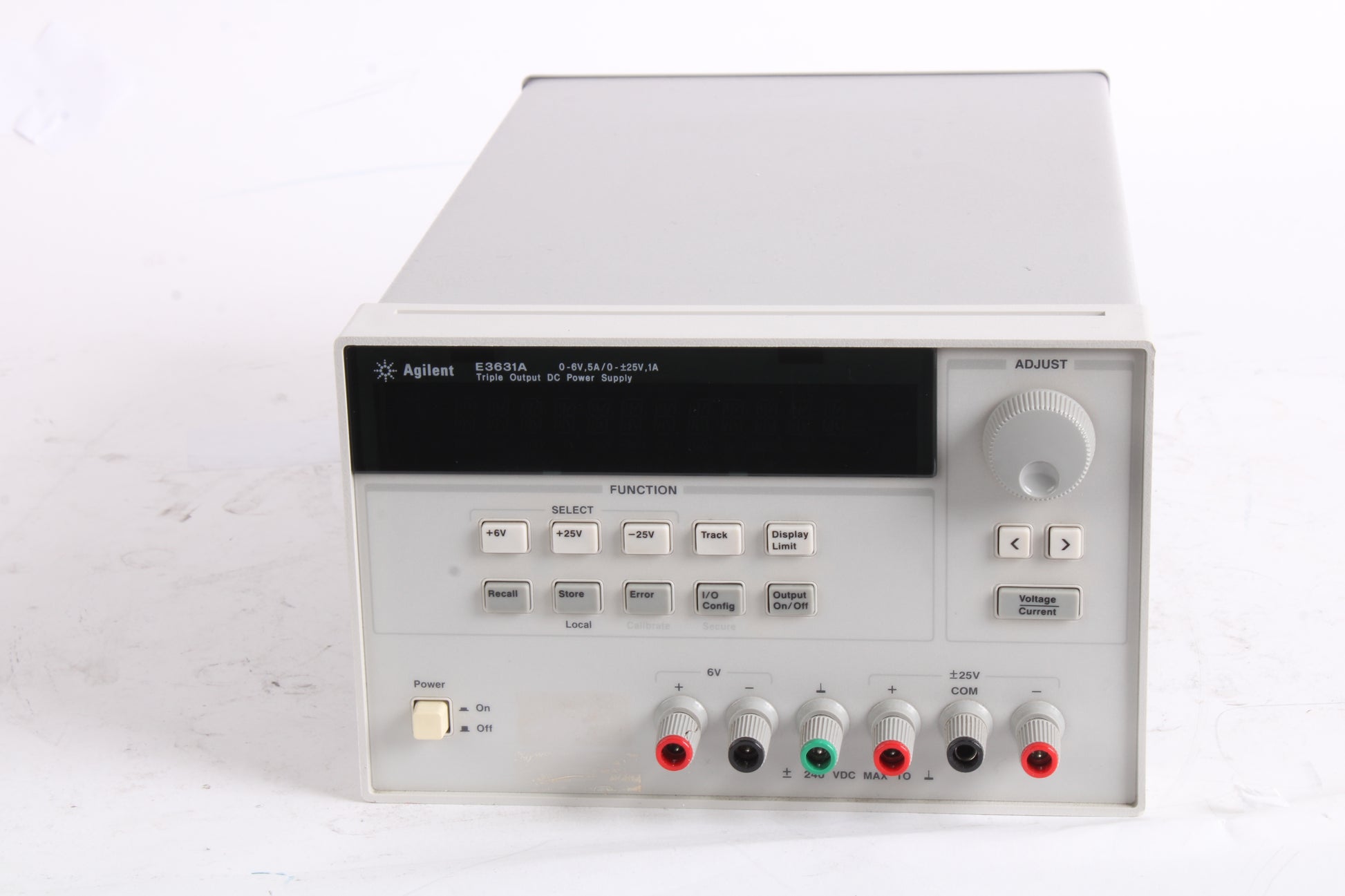 Agilent E3631A 0-6V,5A/0-+/-25V 1A Triple Output DC Power Supply – NTC Tech