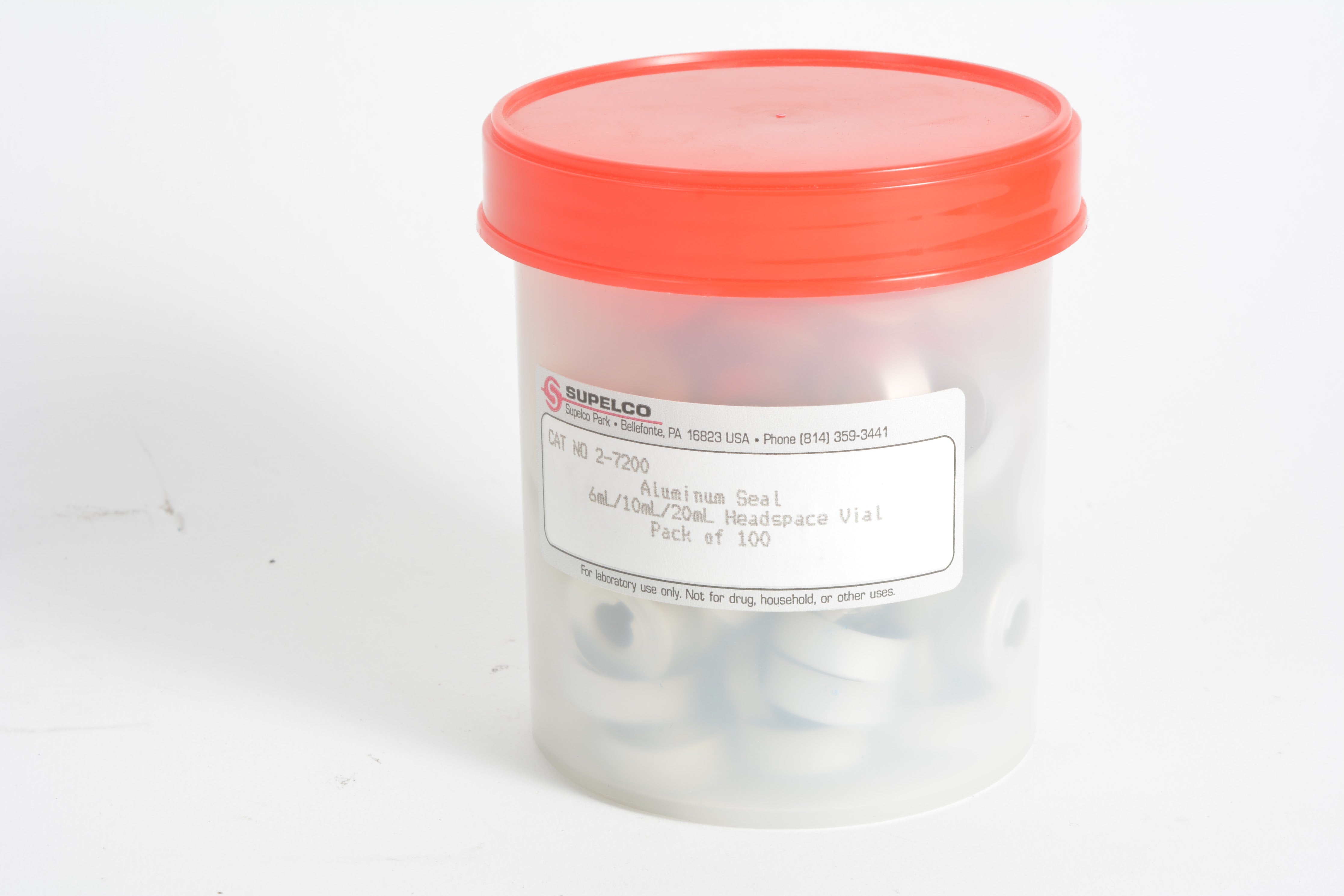 Supelco 2-7200 Aluminum Seal Vessel Ampule 6 / 10 / 20 mL Pack of 100 ...