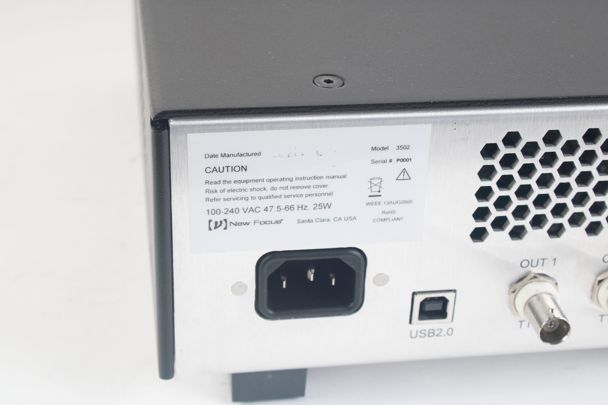 Newport / New Focus 3502 Optical Chopper Controller – NTC Tech