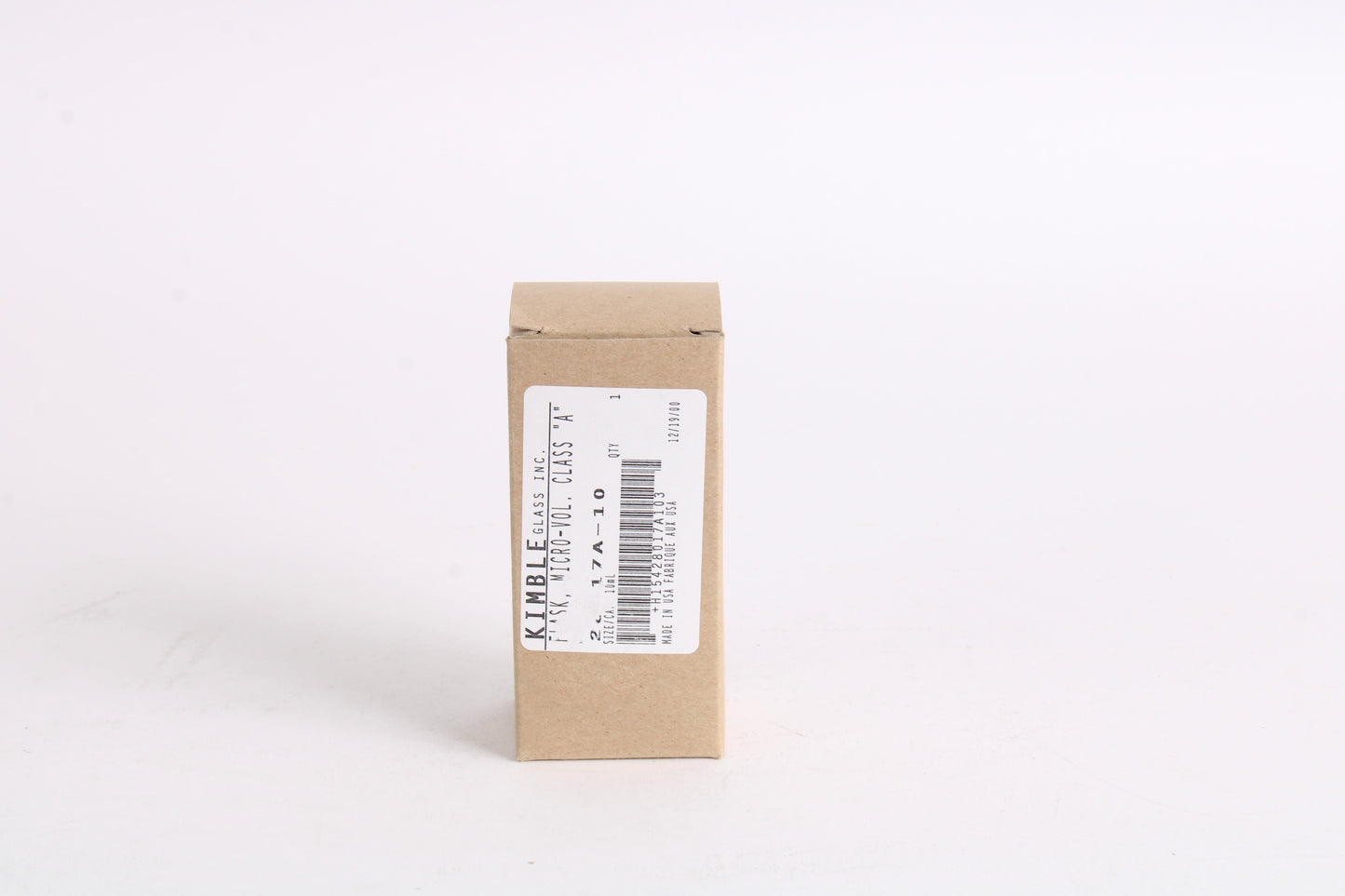 Kimble Kimax 28017A-10 10mL Micro Volumetric Flask Class A - NEW – NTC Tech