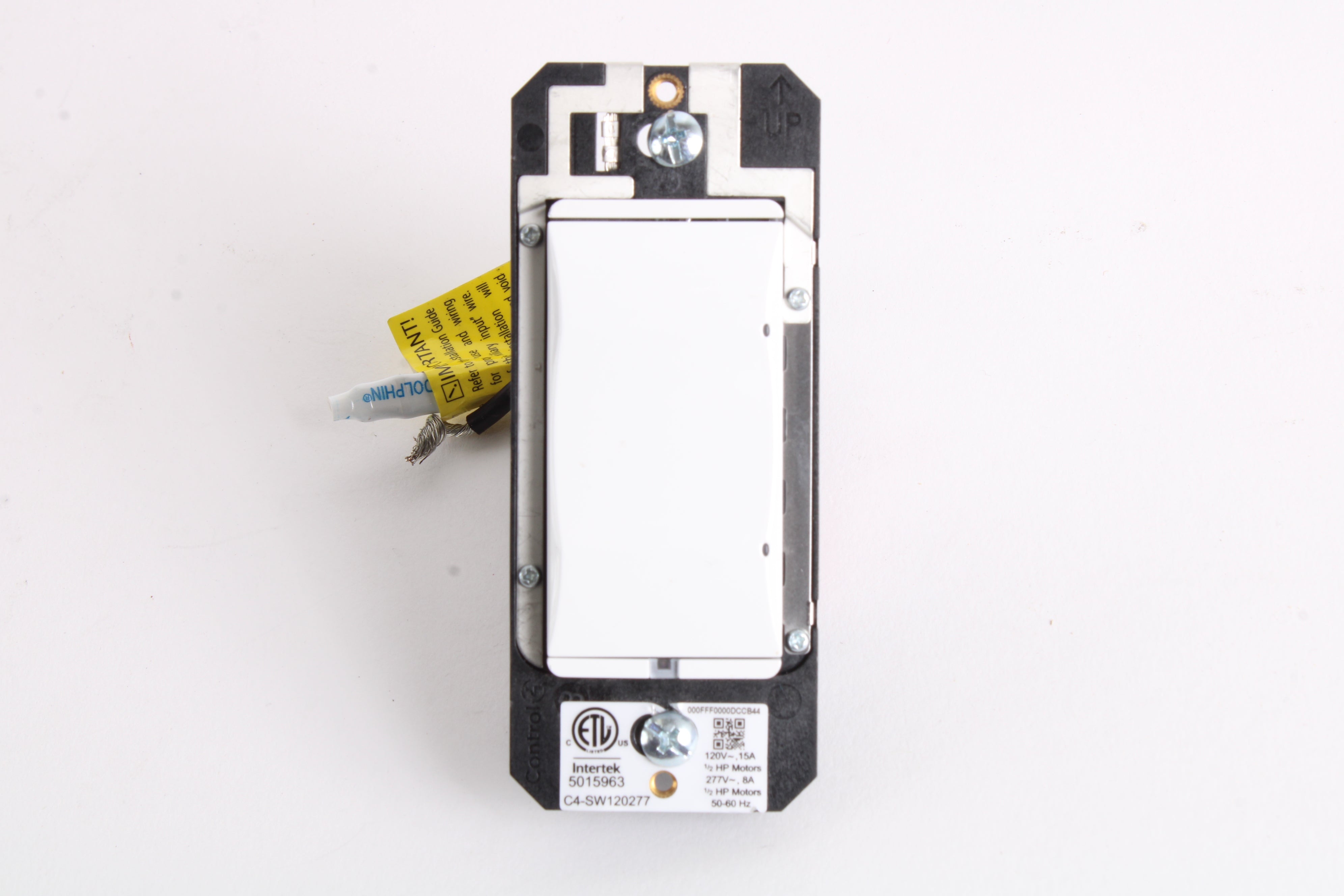 Control4 C4-SW120277-WH Button Switch, Wireless, 120/277V White – NTC Tech