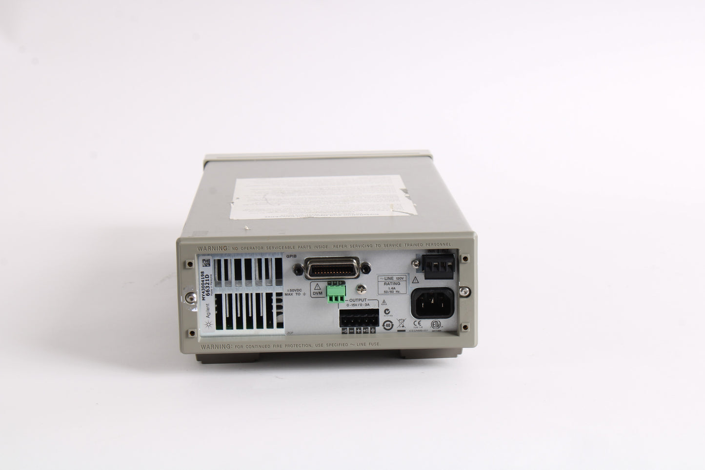 Agilent Mobile Communcations DC Source Power Supply 66321D – NTC Tech