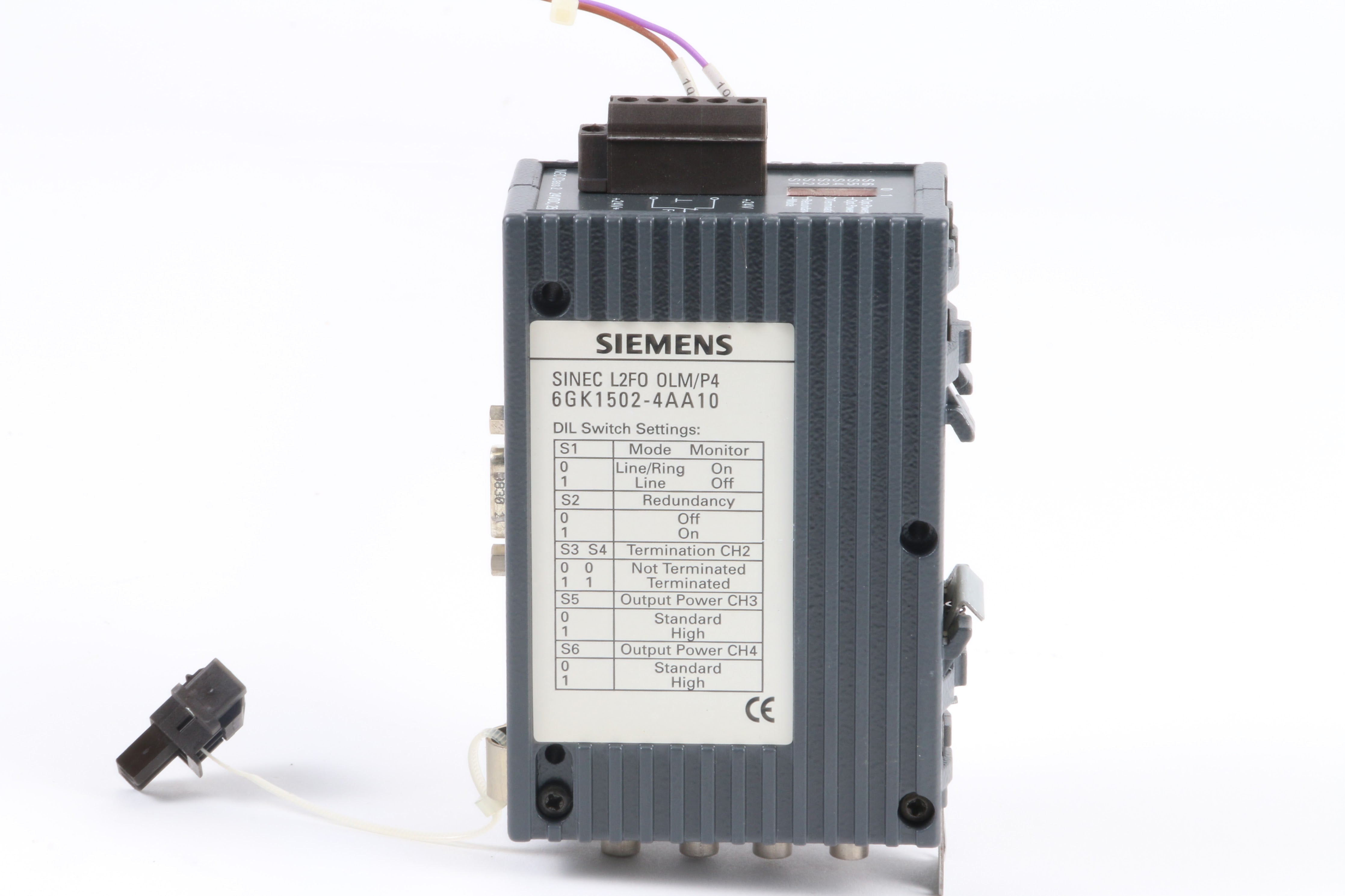 Siemens 6GK1502-4AA10 Optical Link Module – NTC Tech
